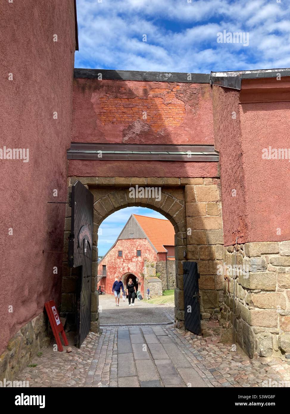 Inside Varberg Fortress, Sweden Stock Photo - Alamy