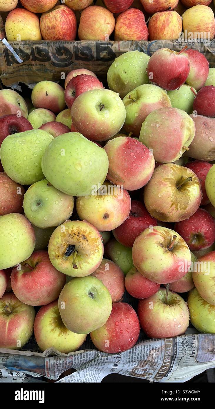 India apple hi-res stock photography and images - Alamy