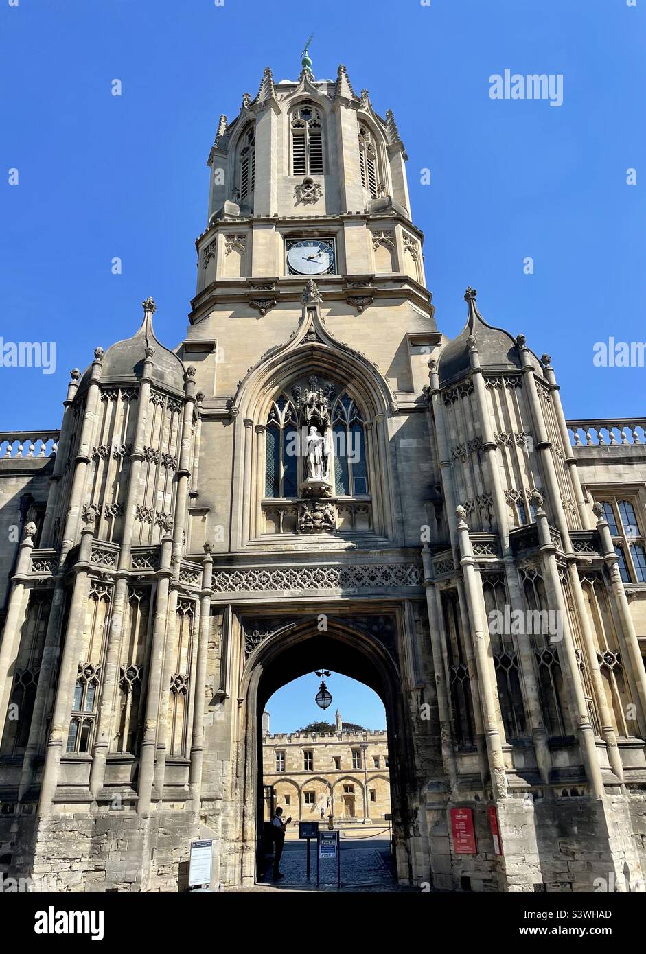 Tom Tower, also known as Great Tom or Tom Quad. It is a bell tower and ...