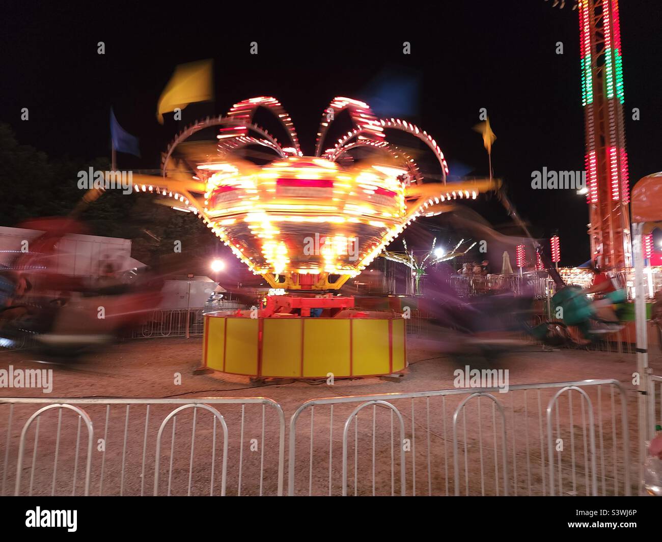 rides at the fair Stock Photo - Alamy