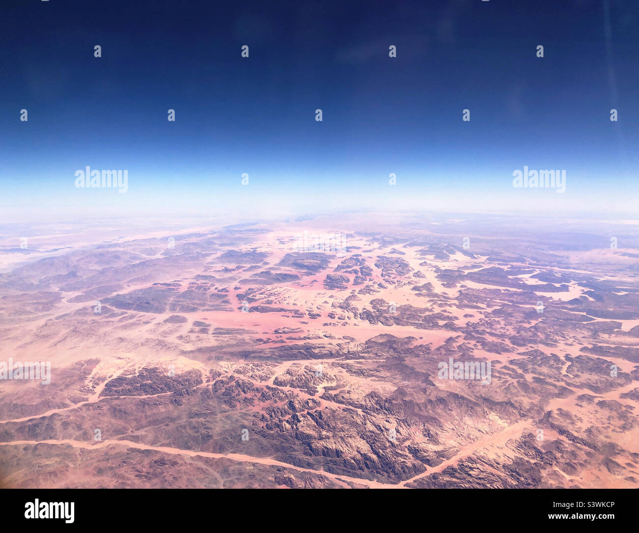 Al-Jawf, Saudi Arabia from the air Stock Photo - Alamy