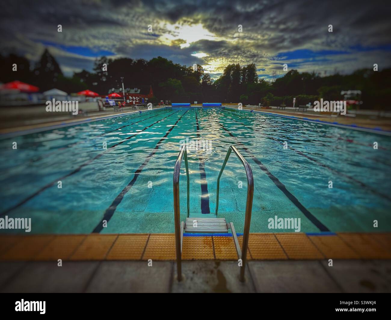 Letchworth Outdoor Pool Stock Photo - Alamy