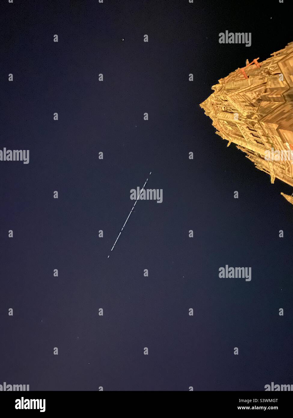 Strange line Lights Stock Photo - Alamy