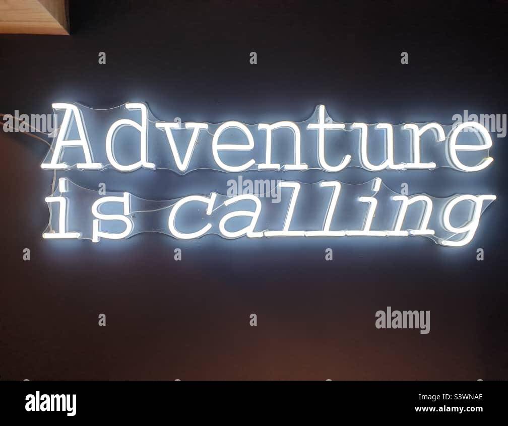 Adventure is calling hi-res stock photography and images - Alamy