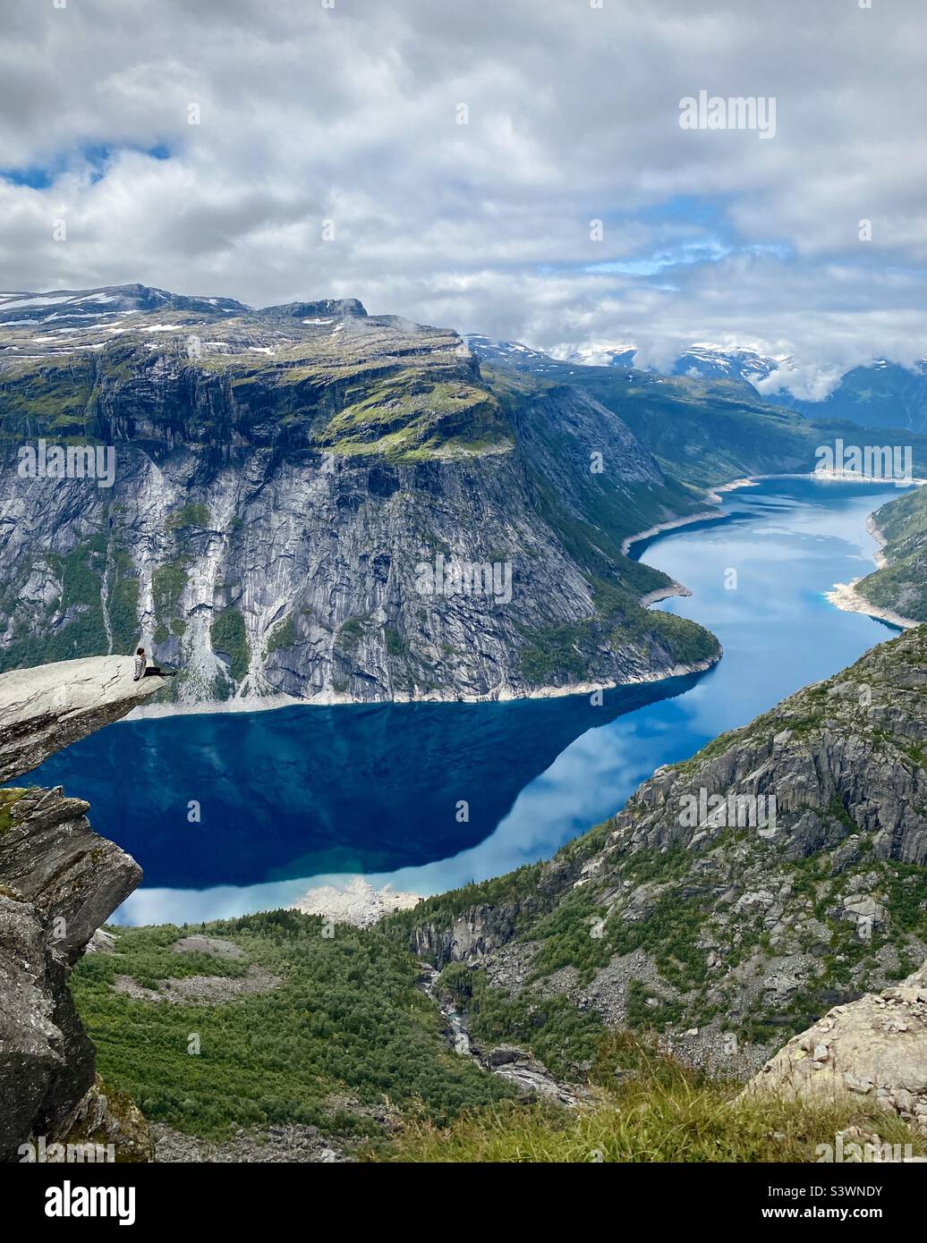 Trolltunga Rock in Norway Stock Photo - Alamy