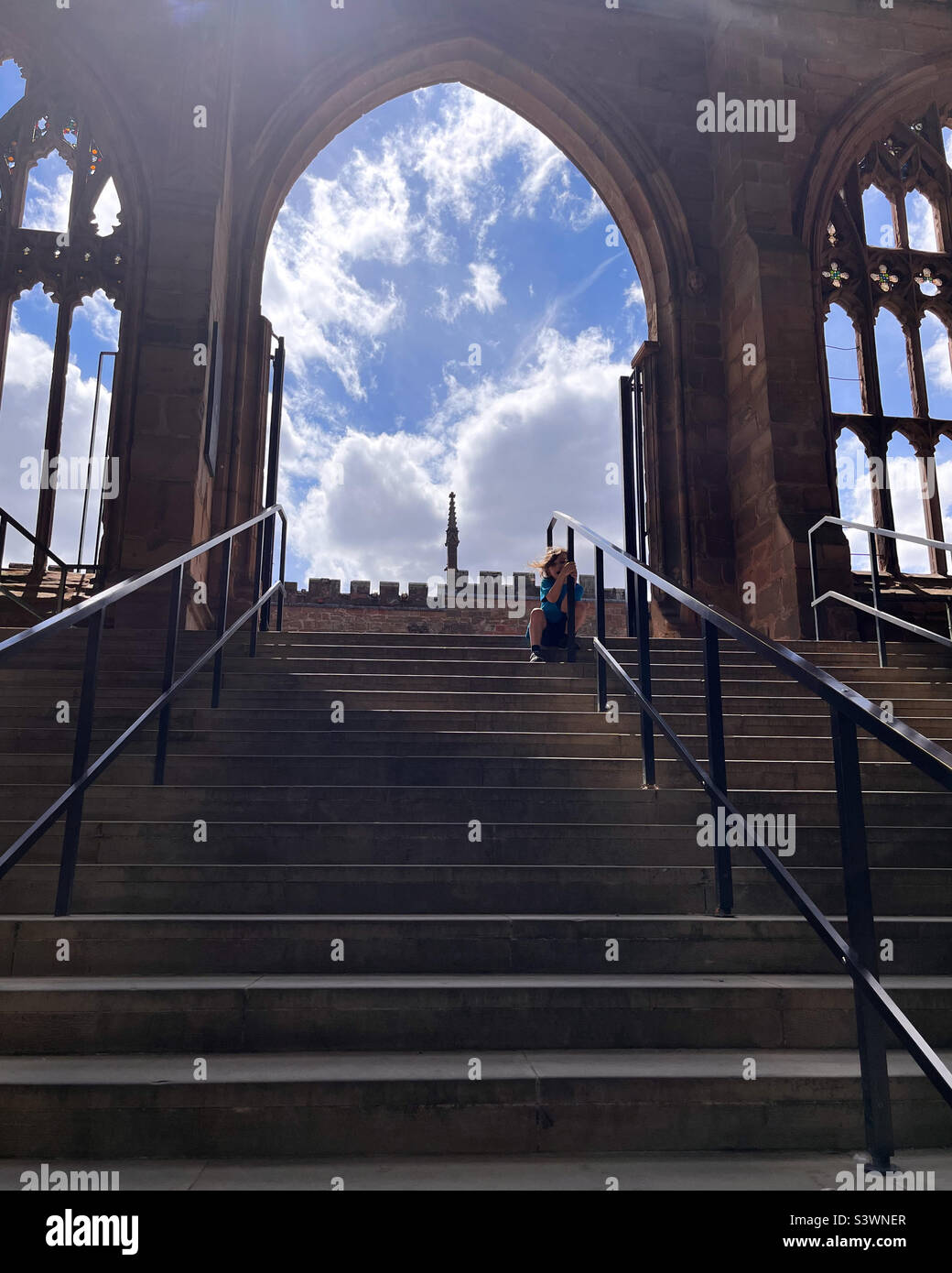 Coventry cathedral steps hi-res stock photography and images - Alamy