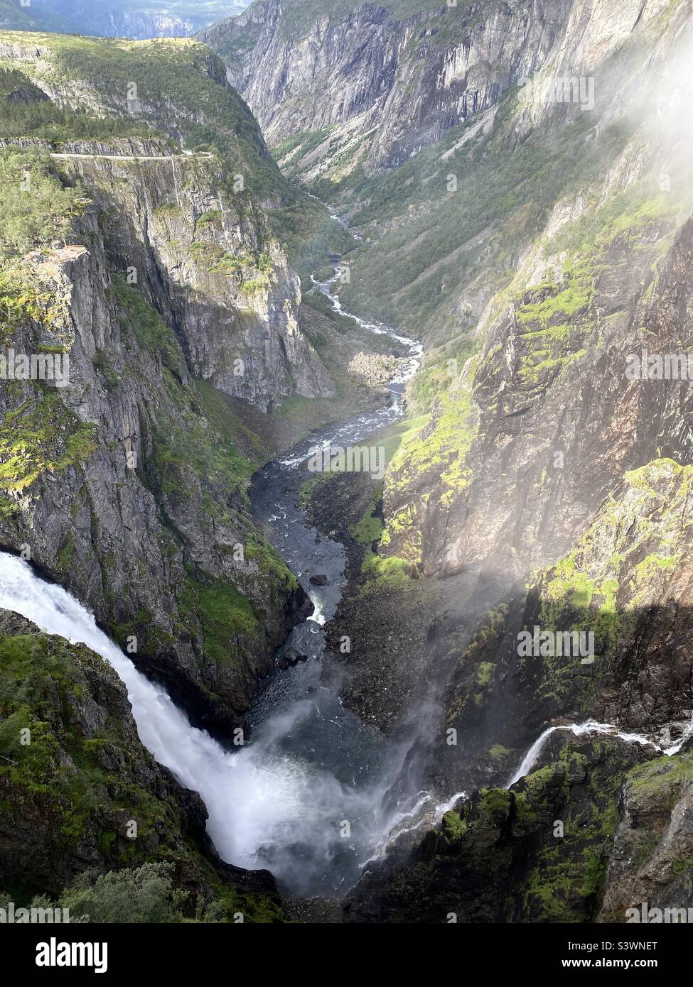 Voringsfossen waterfall, Norway Stock Photo - Alamy