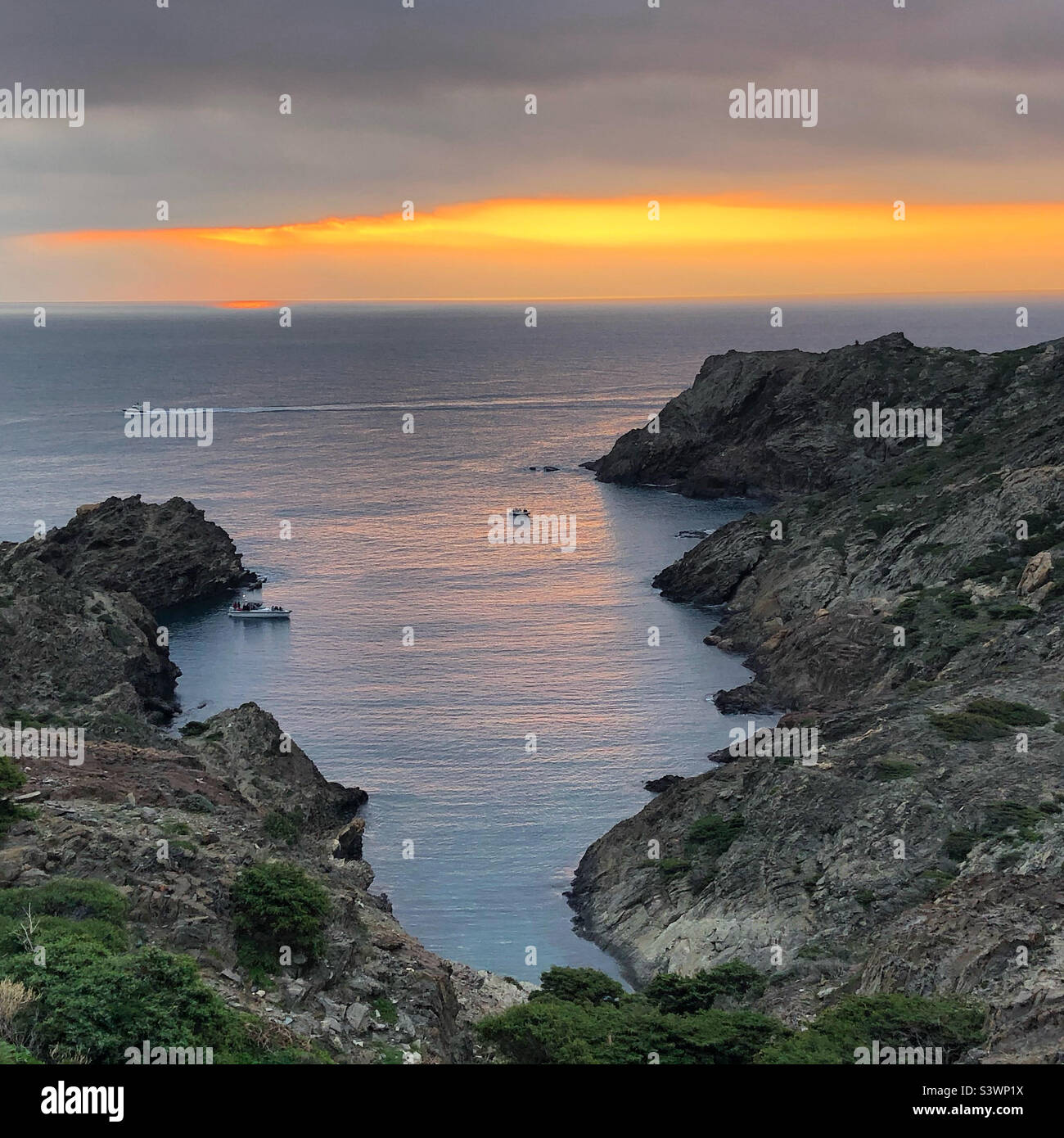 Sunset- Cap de Creus Stock Photo - Alamy