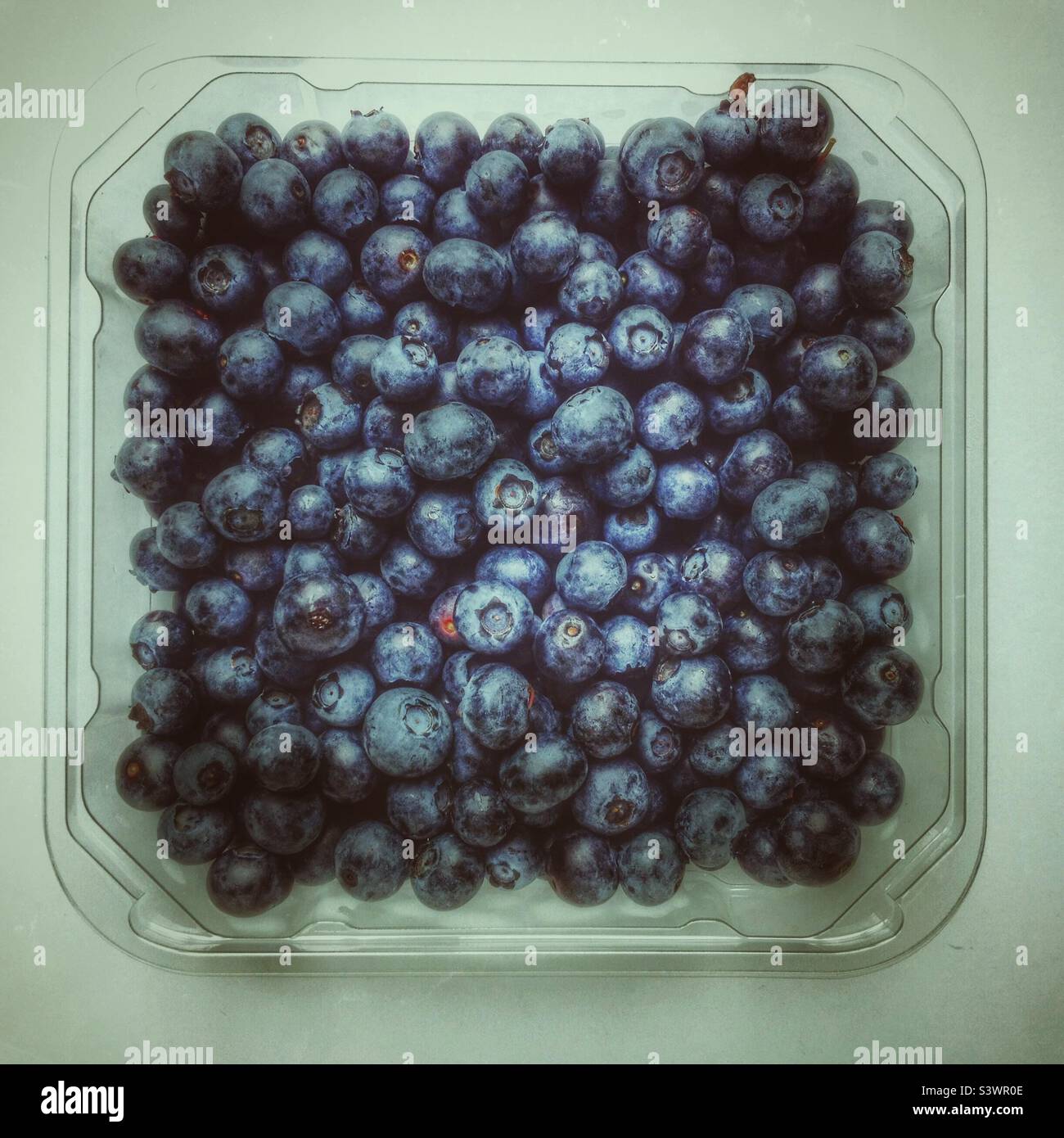 Blueberries container hi-res stock photography and images - Alamy