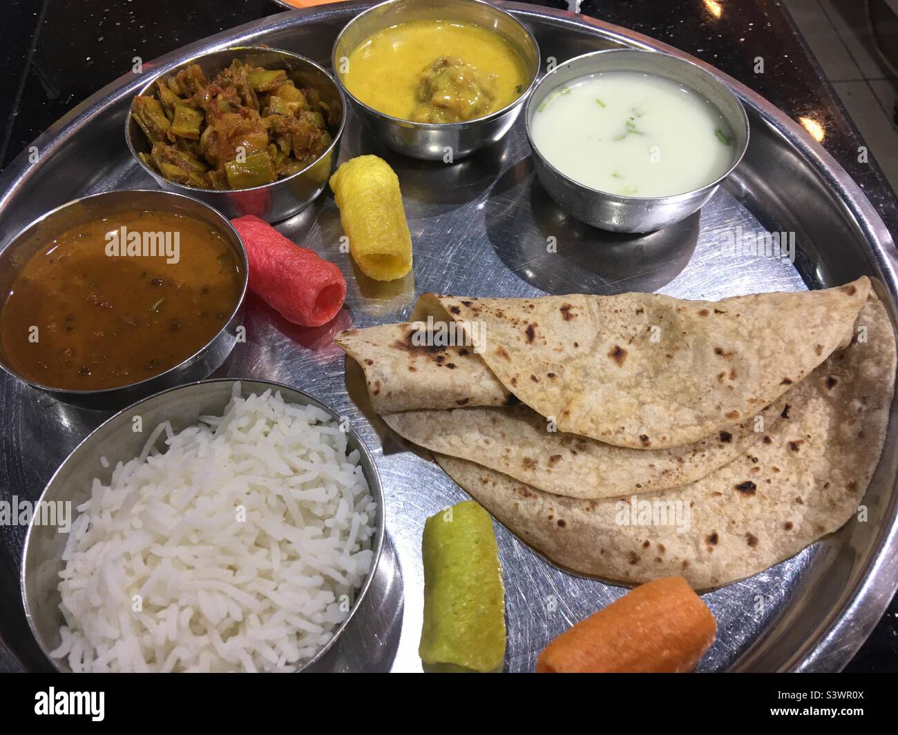 Thali served hi-res stock photography and images - Alamy