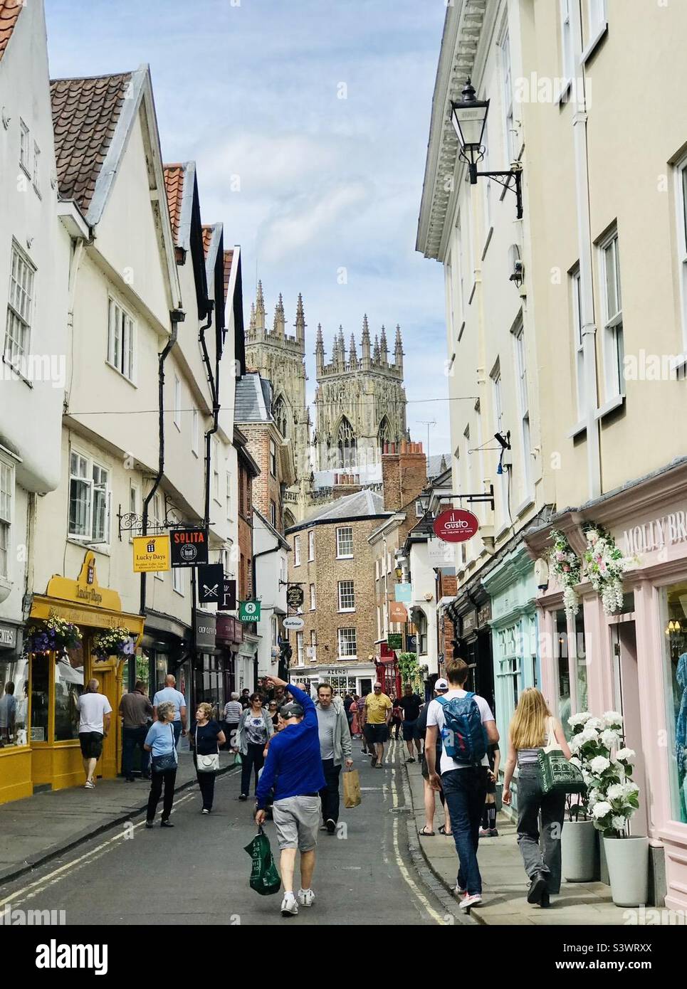 York City Centre with York Minster in the background Stock Photo - Alamy
