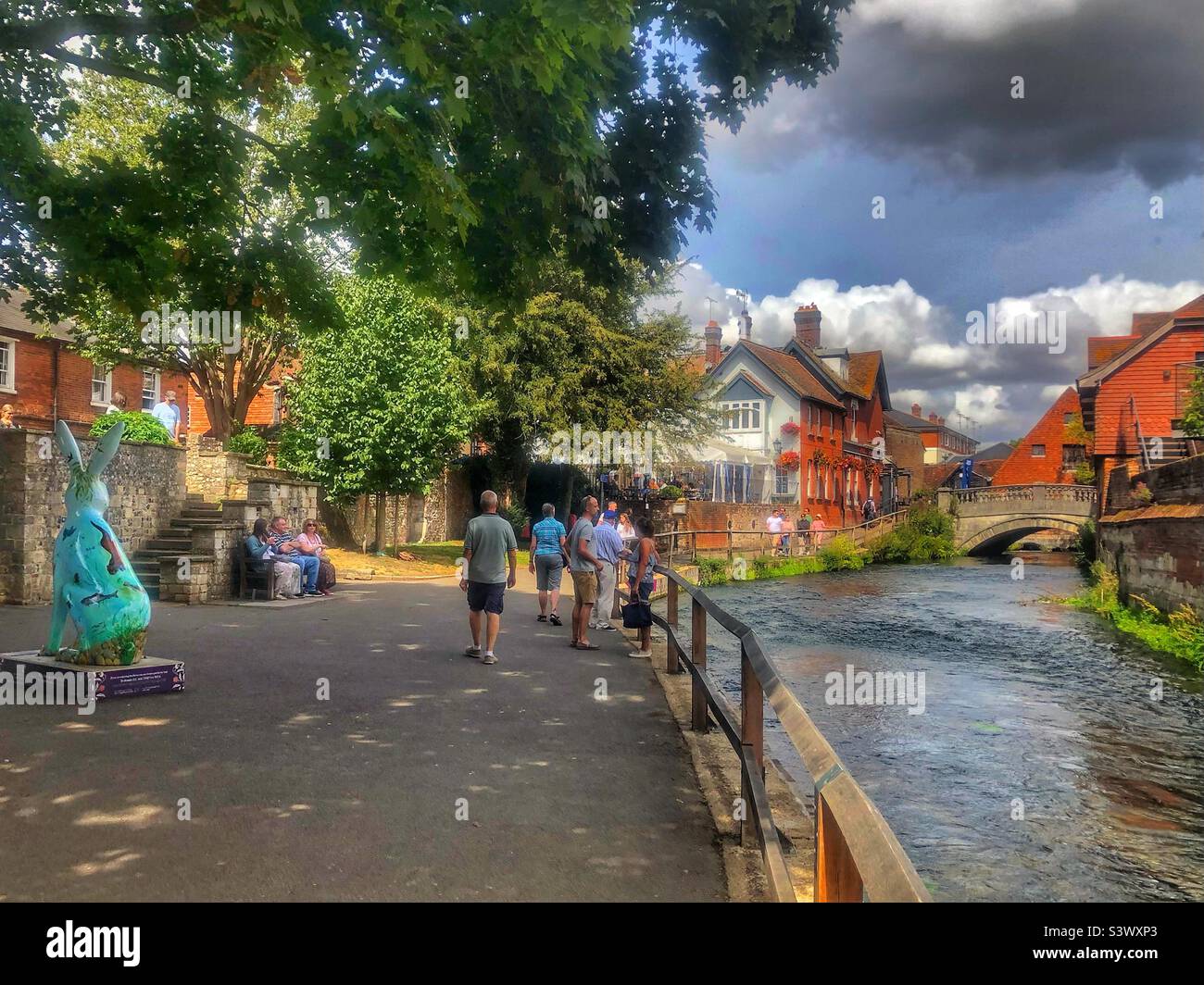 Historic waterways of winchester hi-res stock photography and images ...