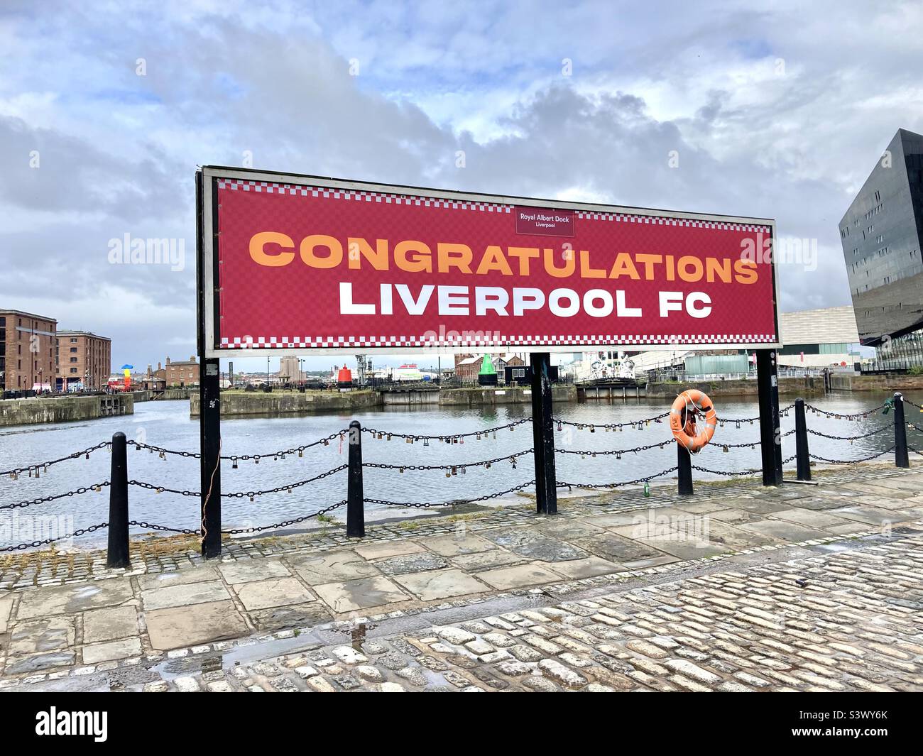 Congratulations Liverpool football club Stock Photo - Alamy