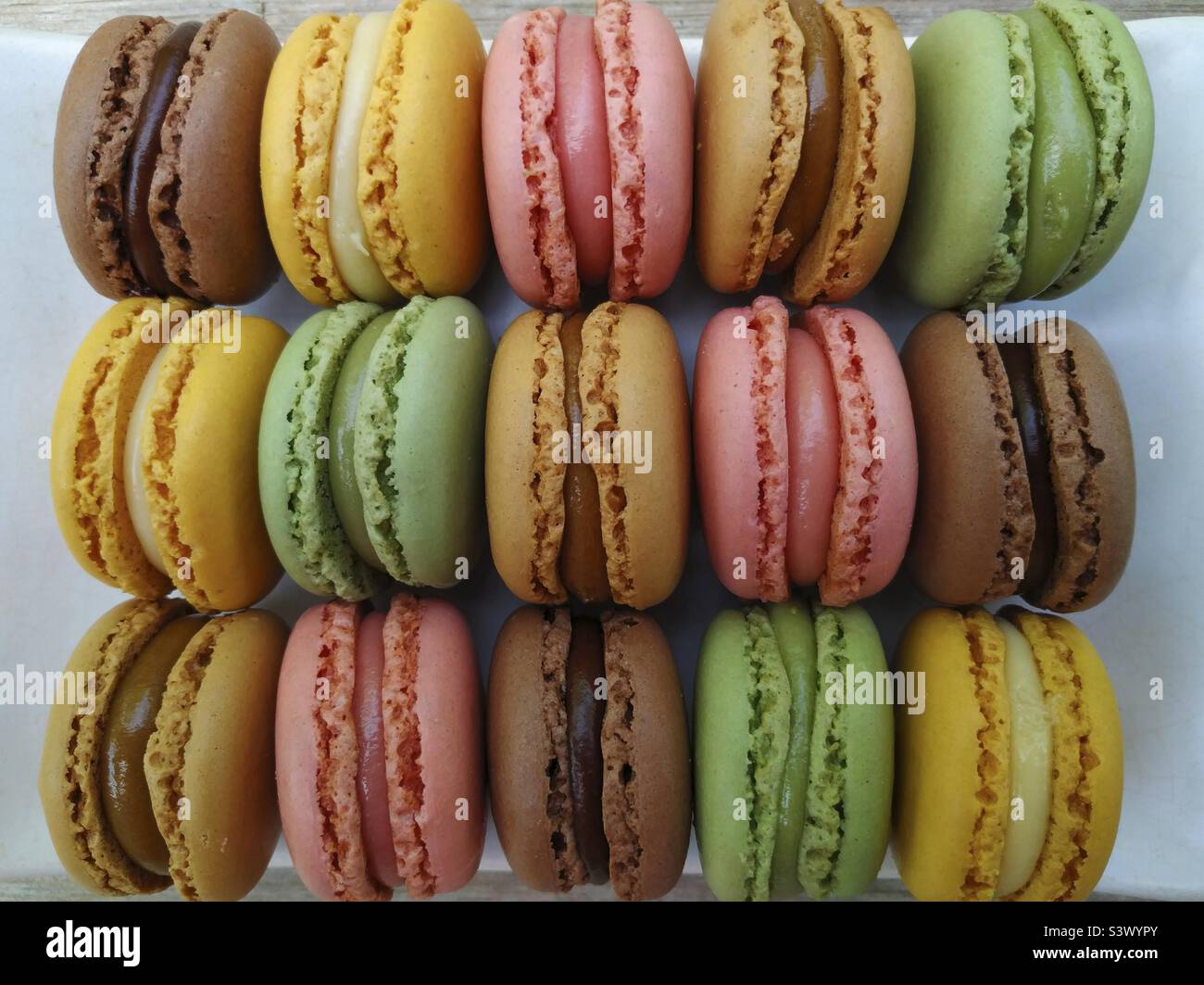 Variety macarons hi-res stock photography and images - Alamy