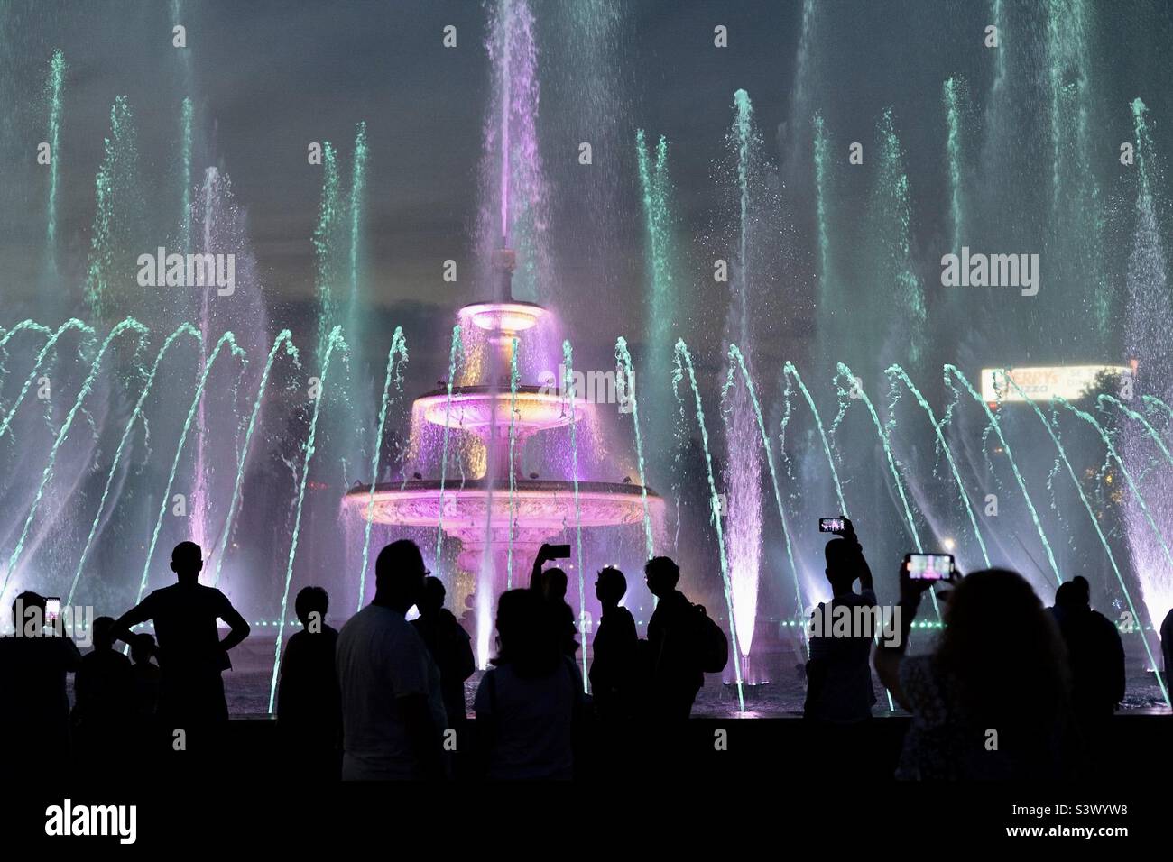 Water fountain dance Stock Photo - Alamy