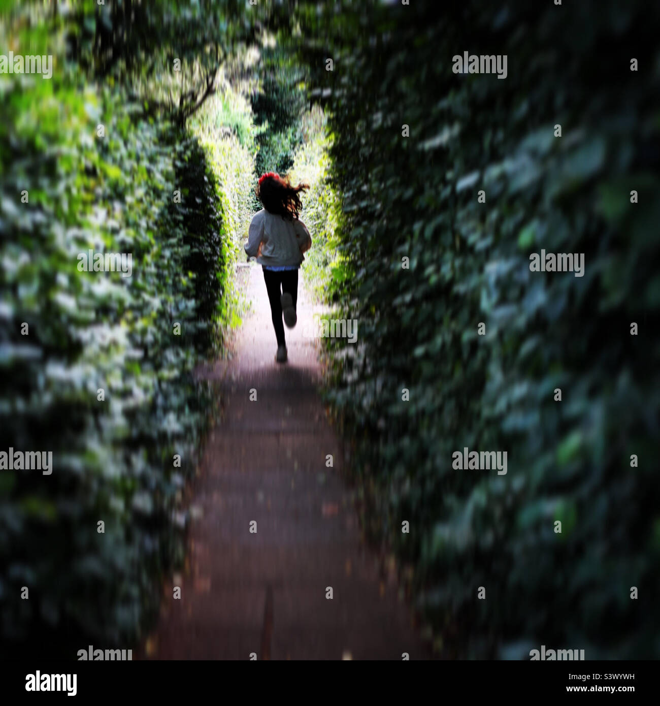 Speeding through the tunnel Stock Photo - Alamy