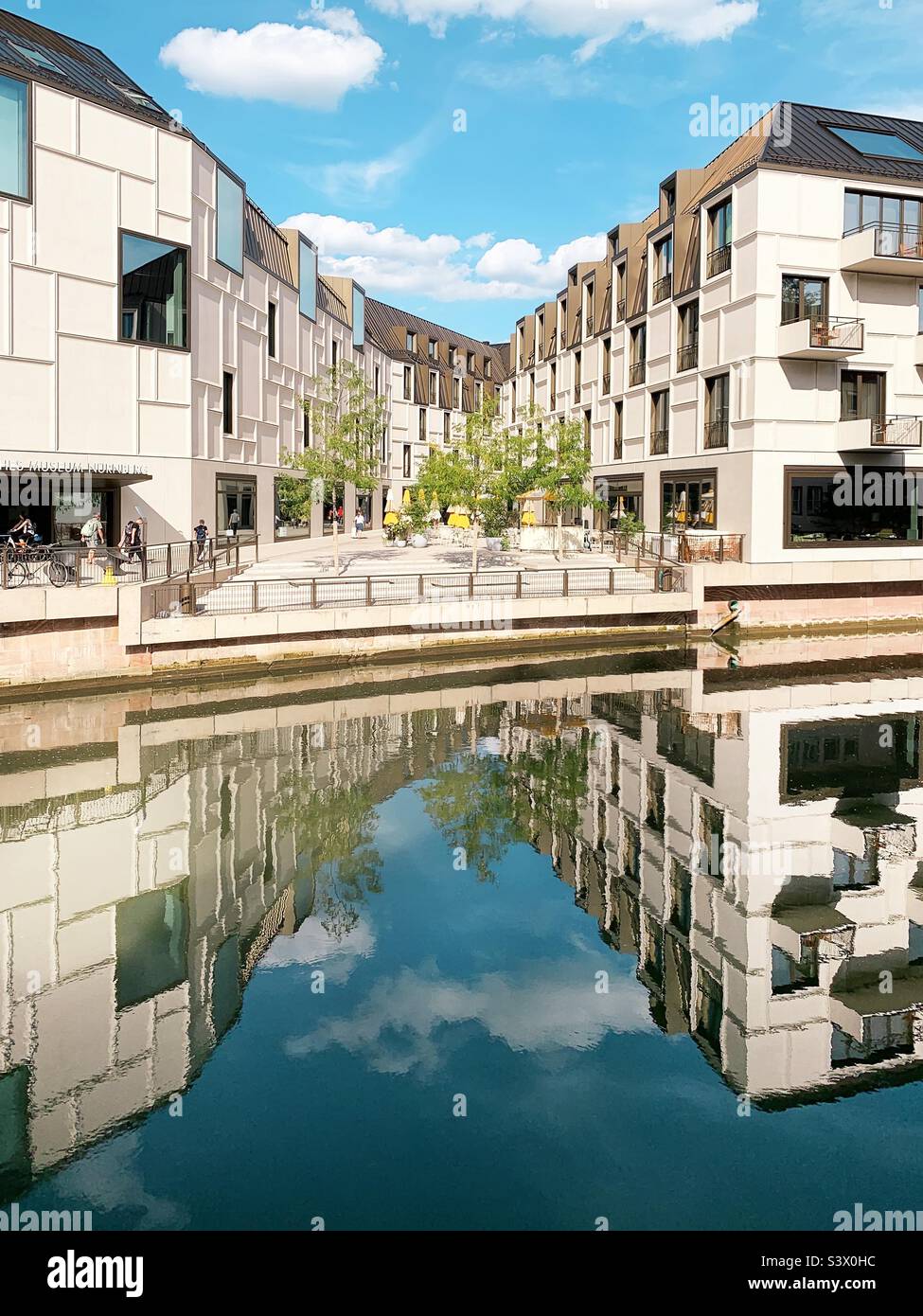 Modern city architecture reflection Stock Photo - Alamy