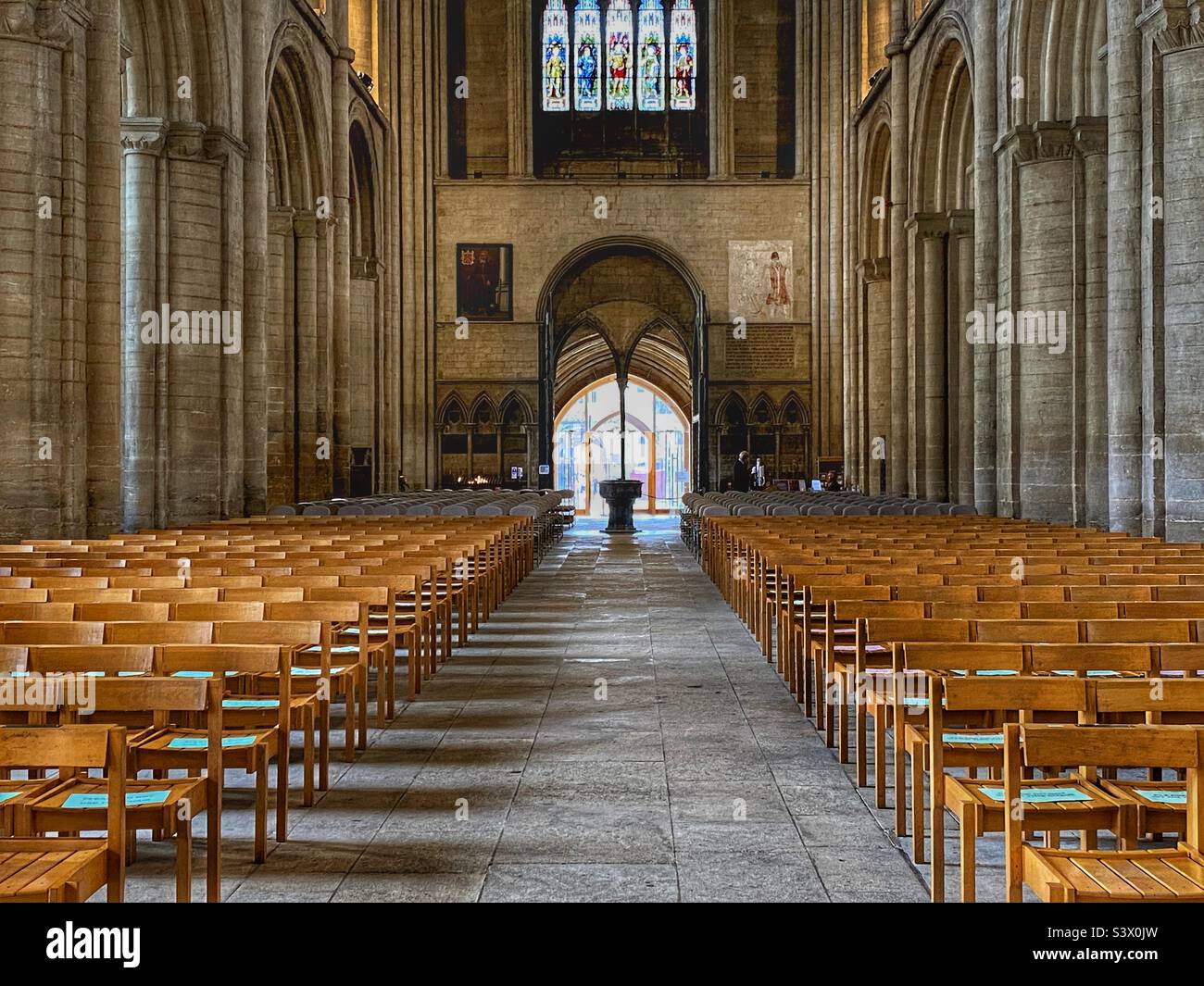 Interior of Peterborough Cathedral Stock Photo - Alamy Interior of Peterborough Cathedral Stock Photo - Alamy