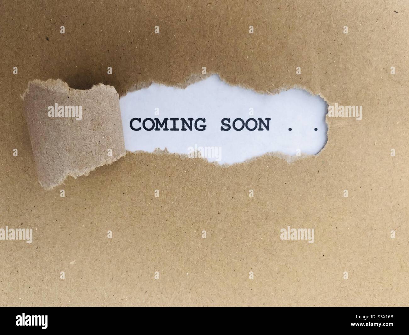 Coming soon concept hi-res stock photography and images - Alamy