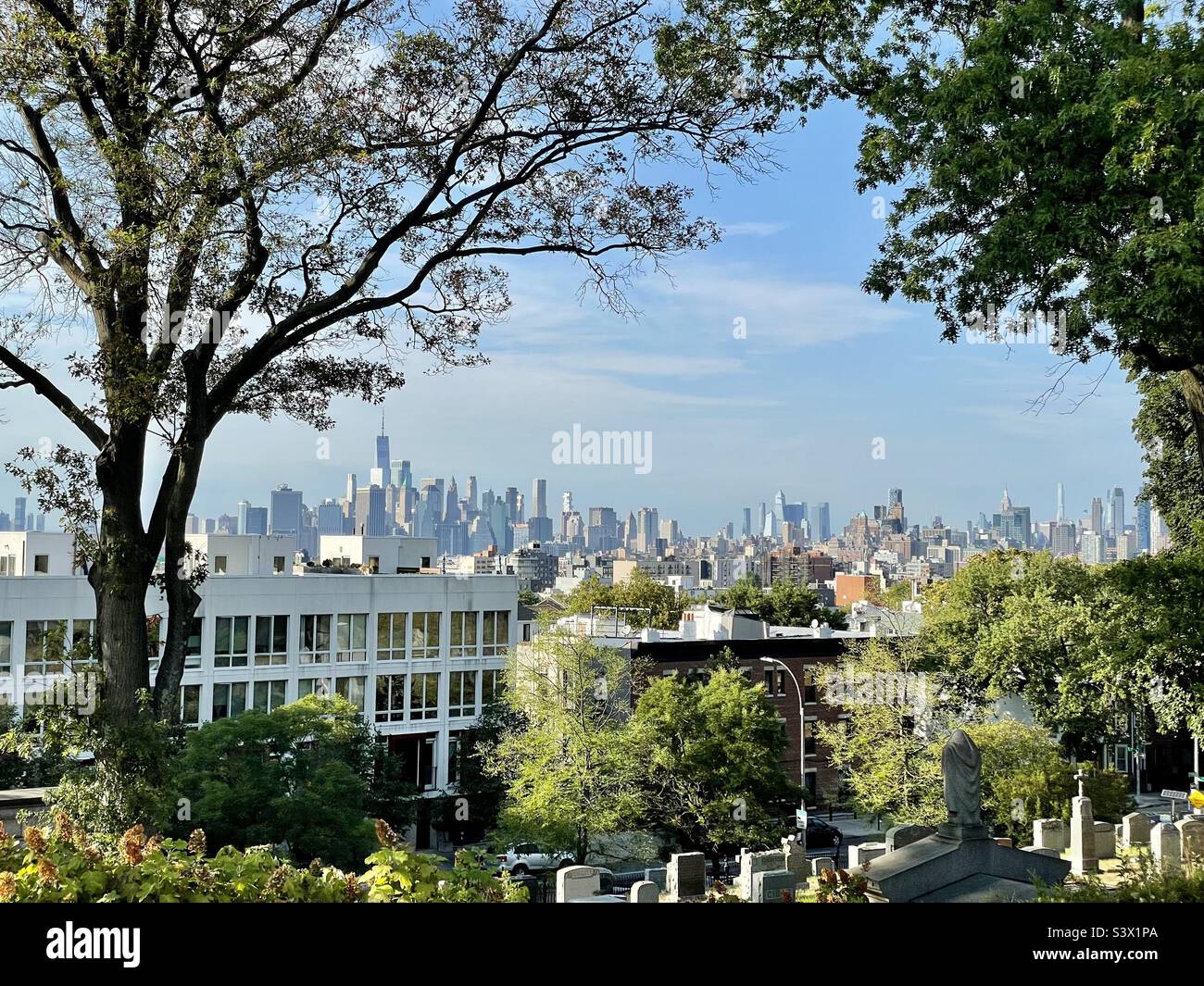 Manhattan from Battle Hill Stock Photo - Alamy