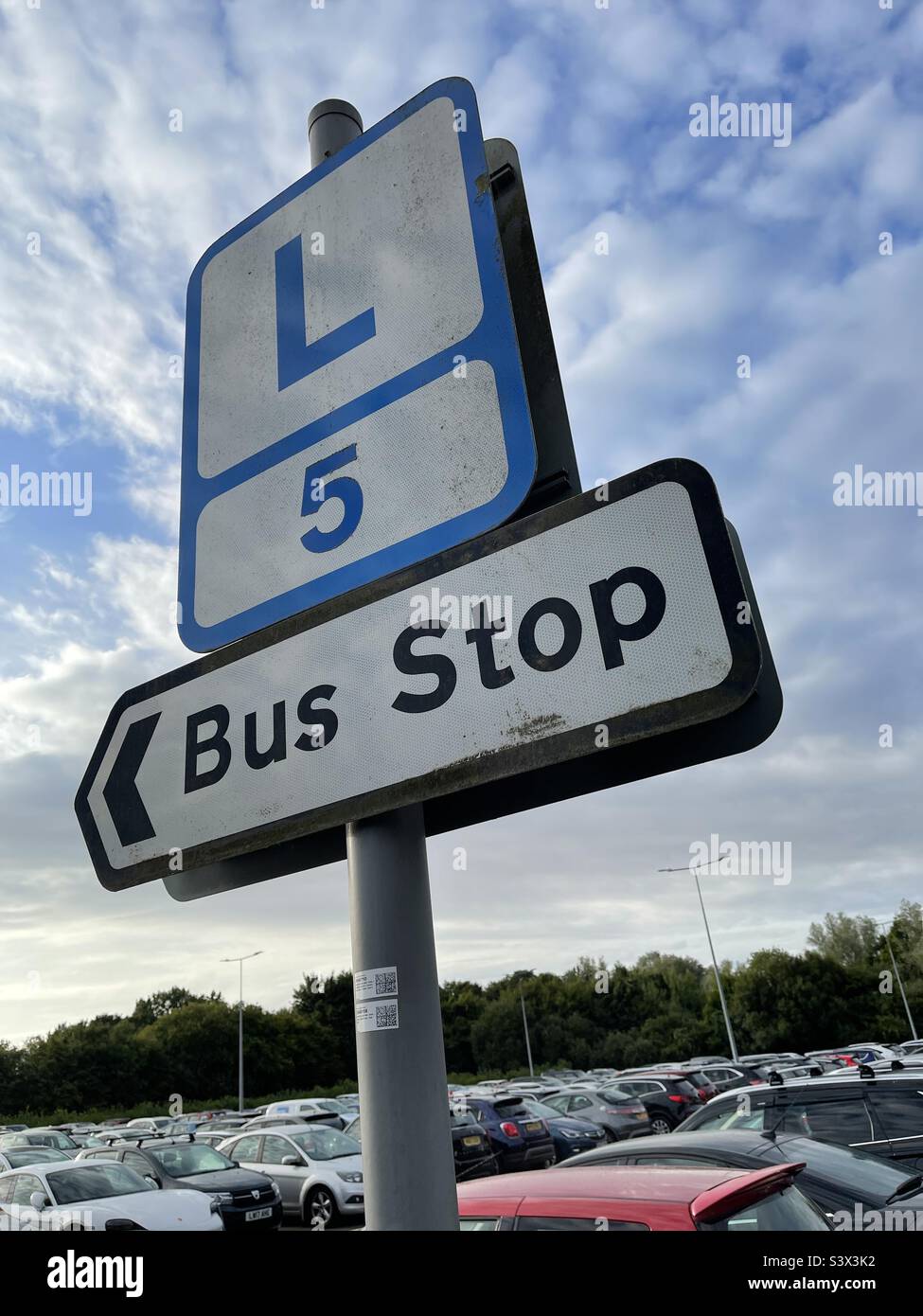 Standard Airport long stay car parking Stock Photo - Alamy