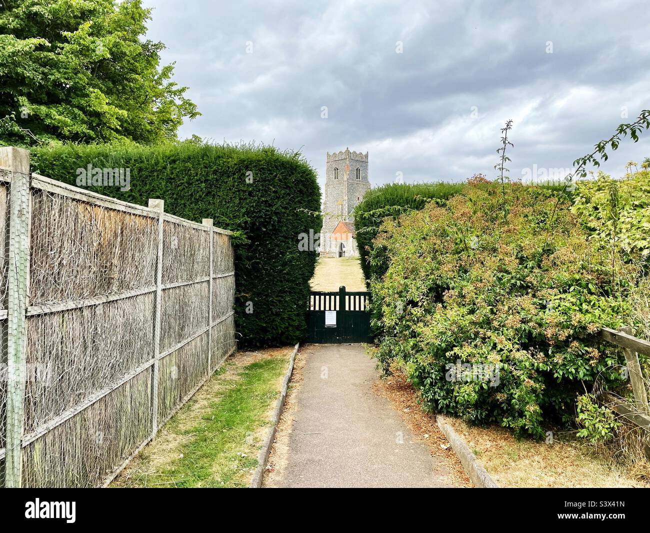 Iken church Suffolk England Stock Photo - Alamy