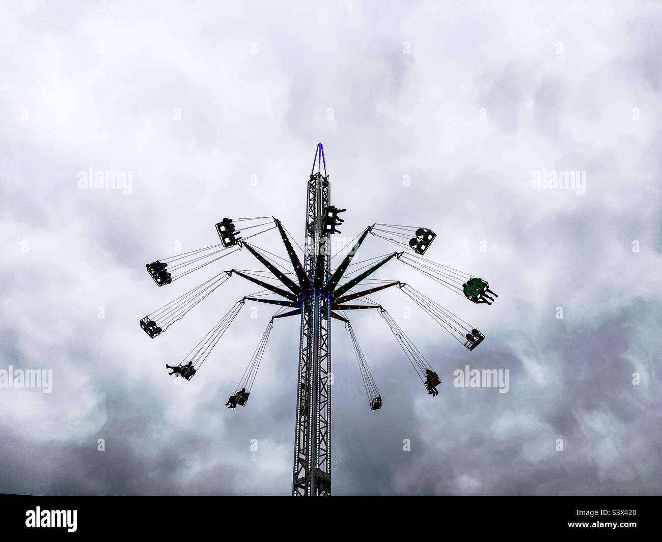 High ride funfair in hi-res stock photography and images - Alamy