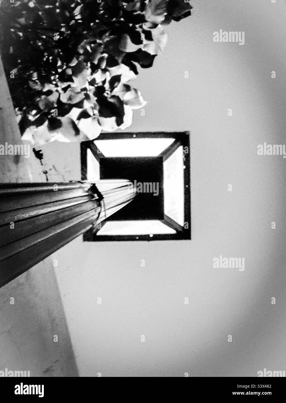 Light pole Black and White Stock Photos & Images - Alamy