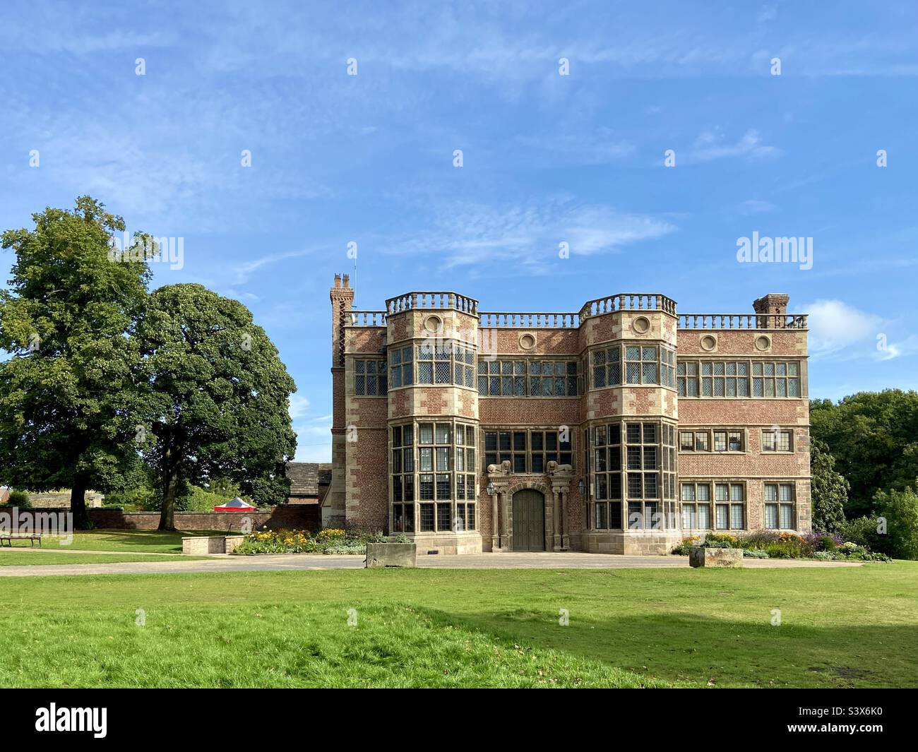 Astley Hall in Astley Park , Chorley. The hall was refurbished in 2020 ...