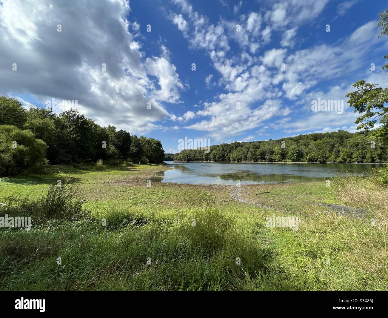 Water levels are low as shown by this photo of Lake Marburg in Codorus ...