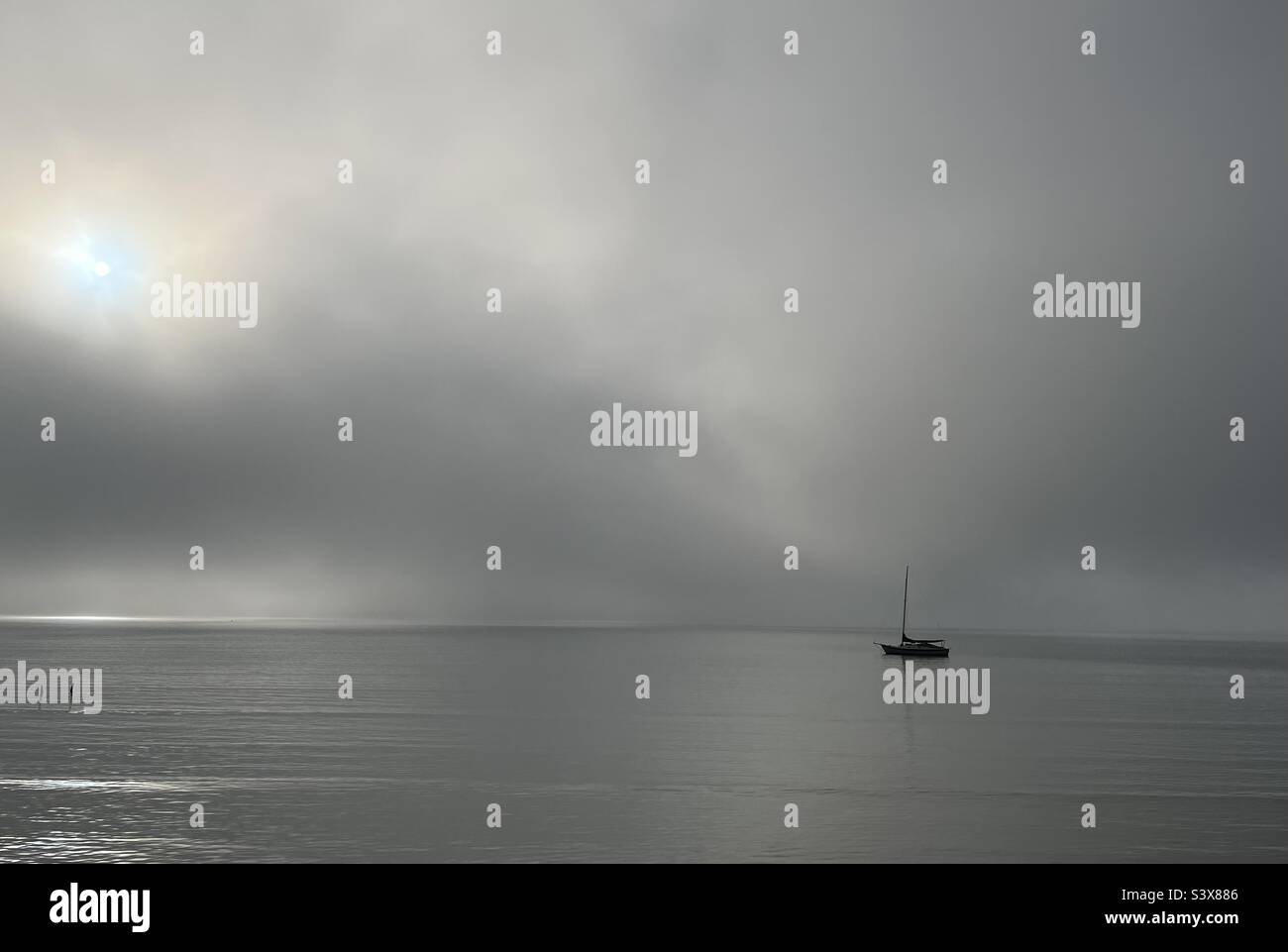 Moody boat hi-res stock photography and images - Alamy