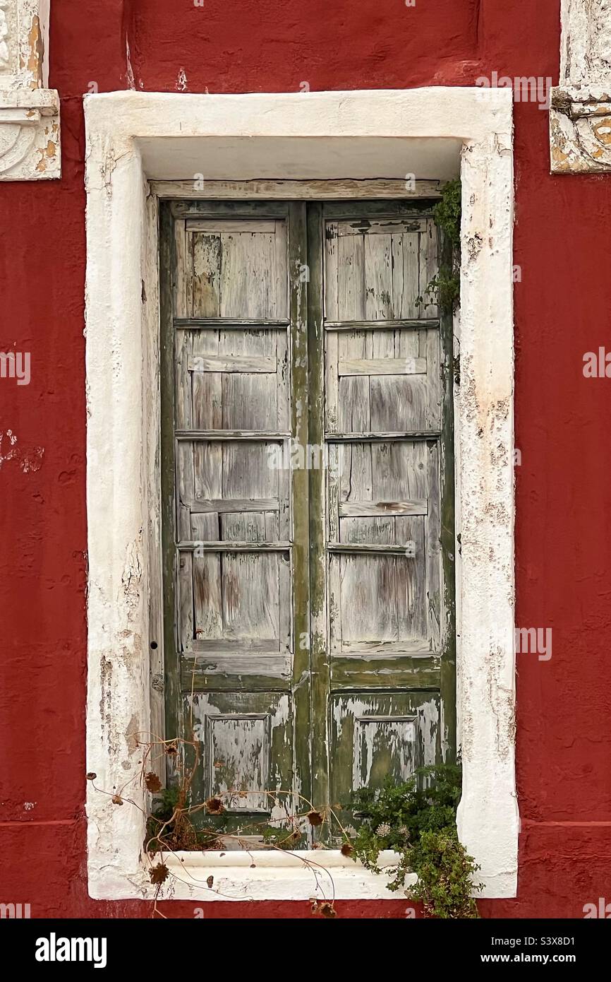 Old shuttered window Stock Photo - Alamy