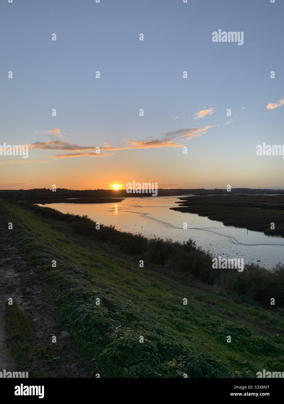 Burnham Overy Staithe Stock Photo - Alamy