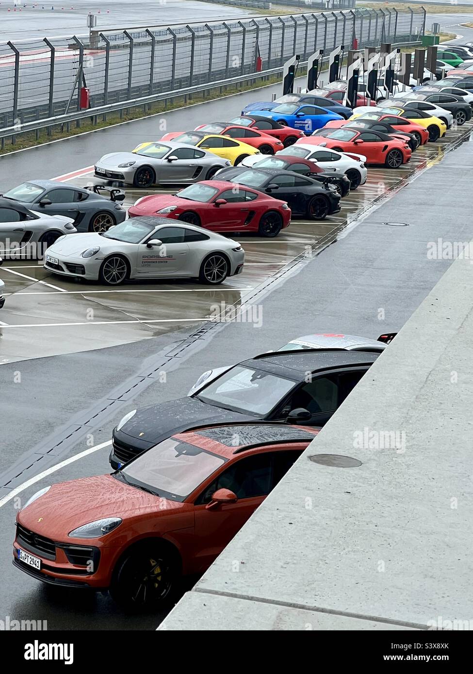 Porsche experience center Leipzig ready to drive Stock Photo - Alamy