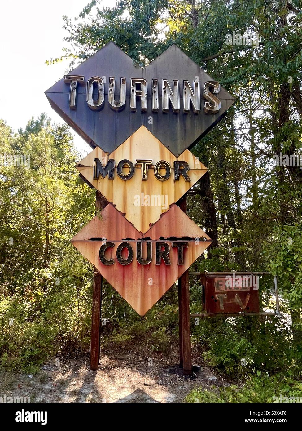 Kiptopeke park abandoned signs Stock Photo - Alamy