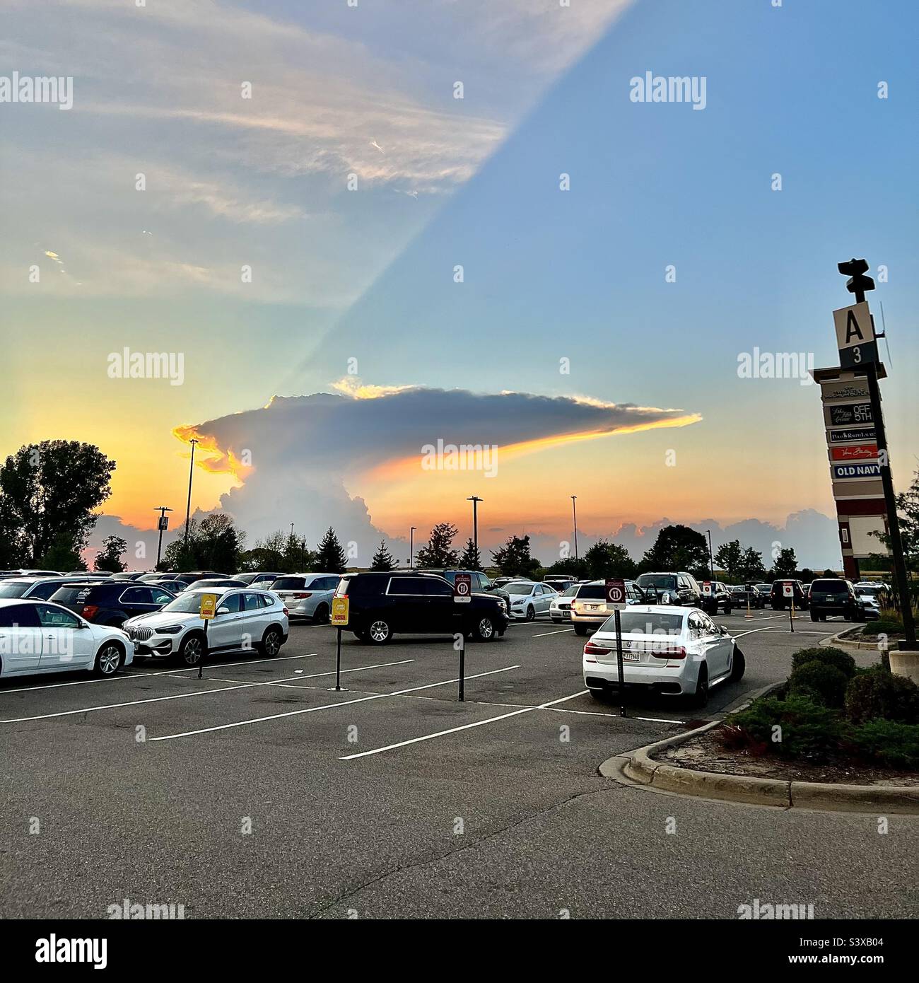 When the sky just split… Stock Photo - Alamy