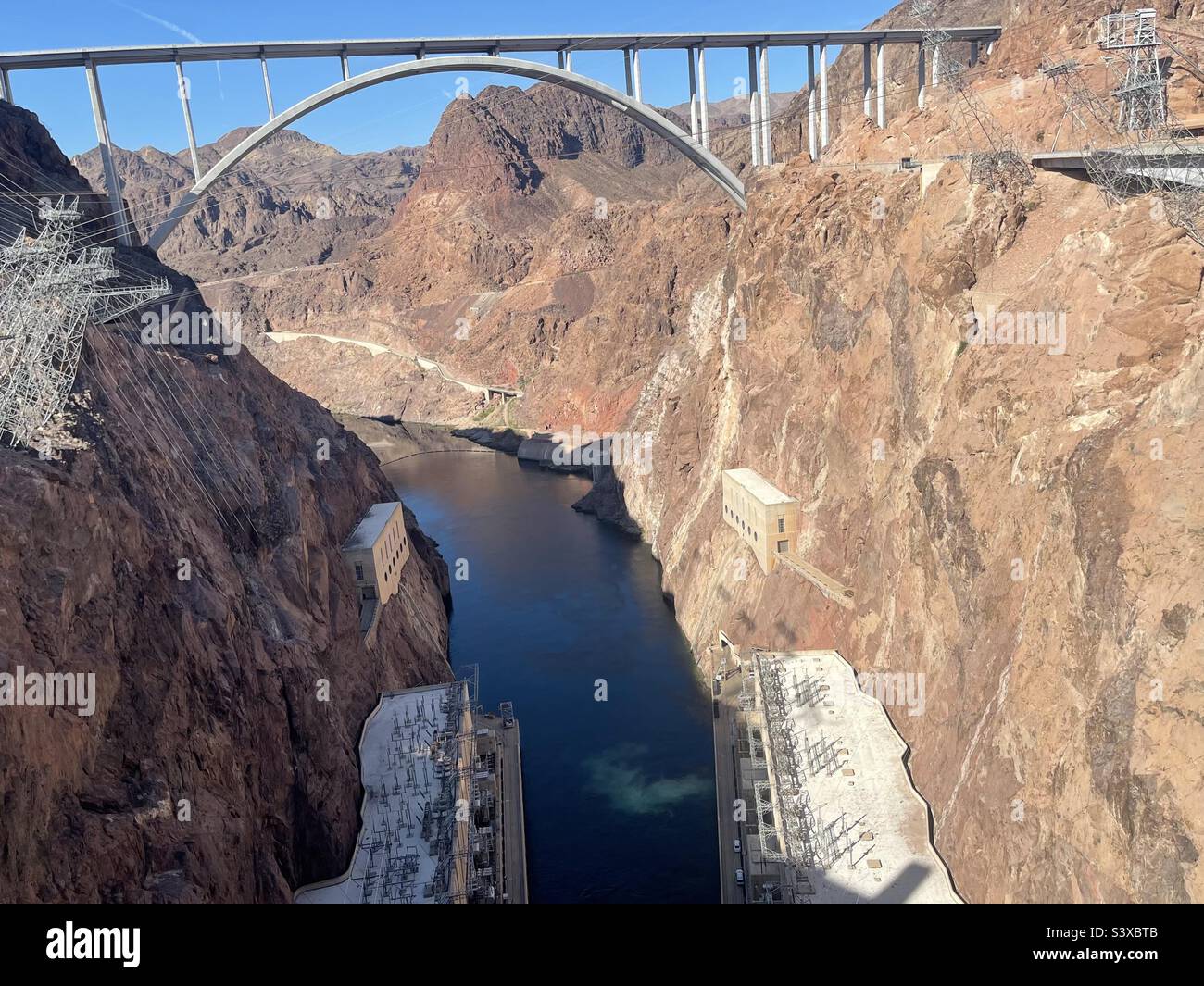 Arizona side hoover dam hi-res stock photography and images - Alamy