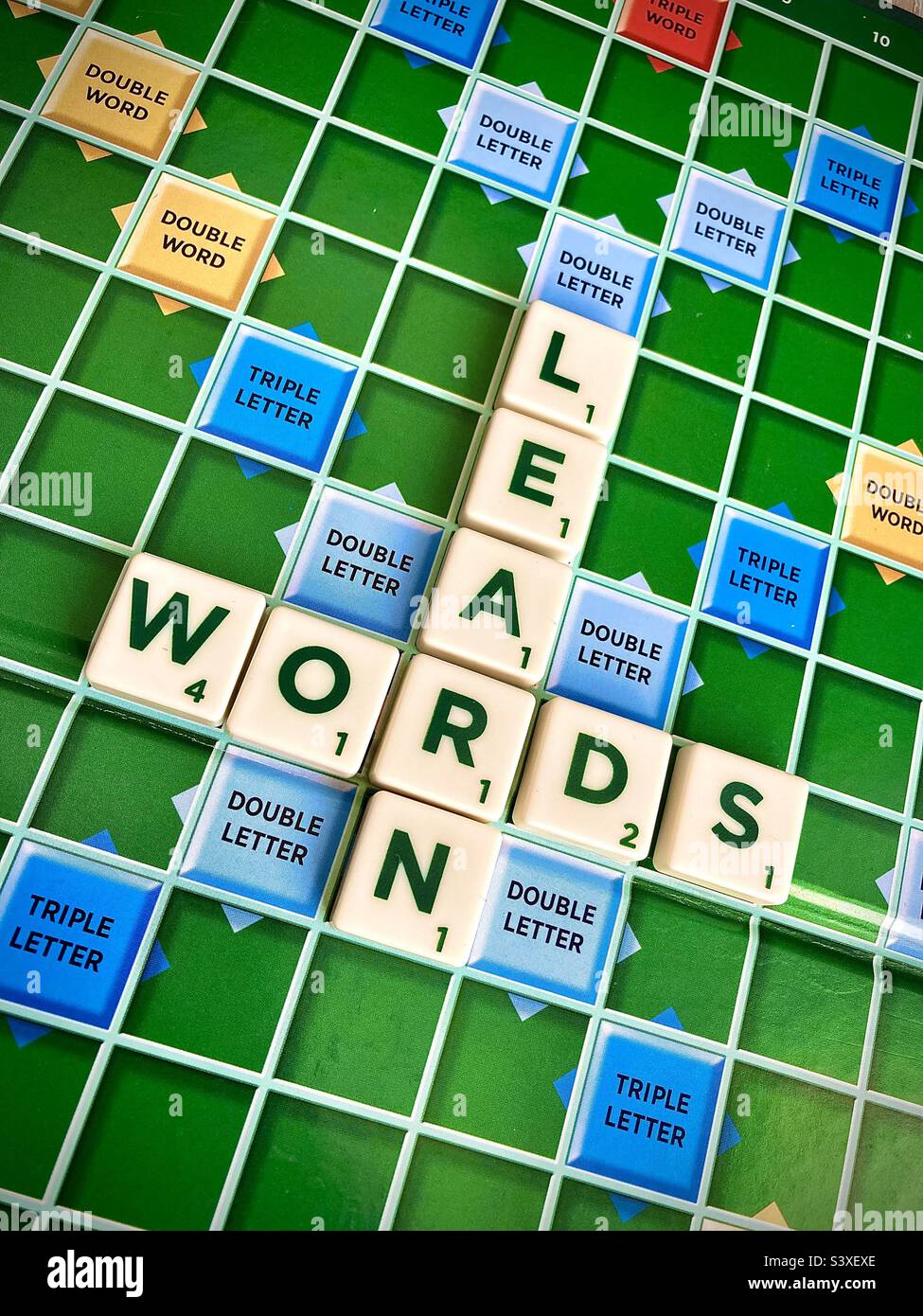 Scrabble board game Stock Photo - Alamy