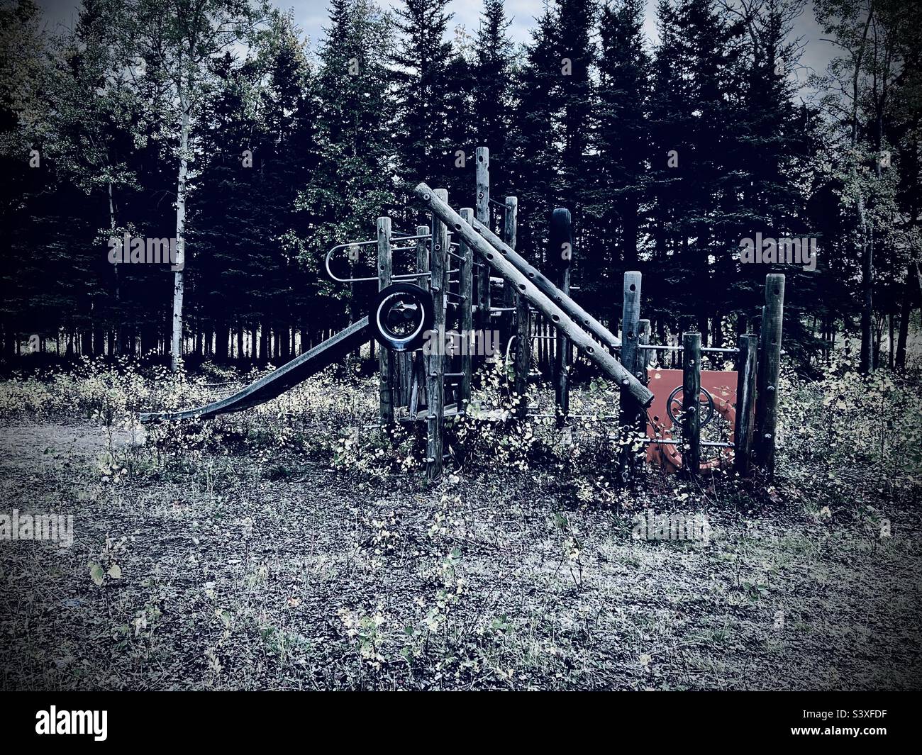 Spooky playground hi-res stock photography and images - Alamy