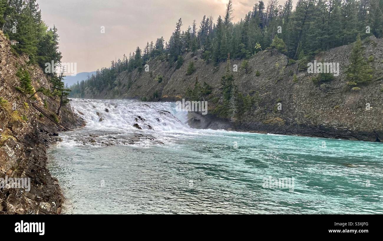 Bow falls. Banff. Canada Stock Photo - Alamy