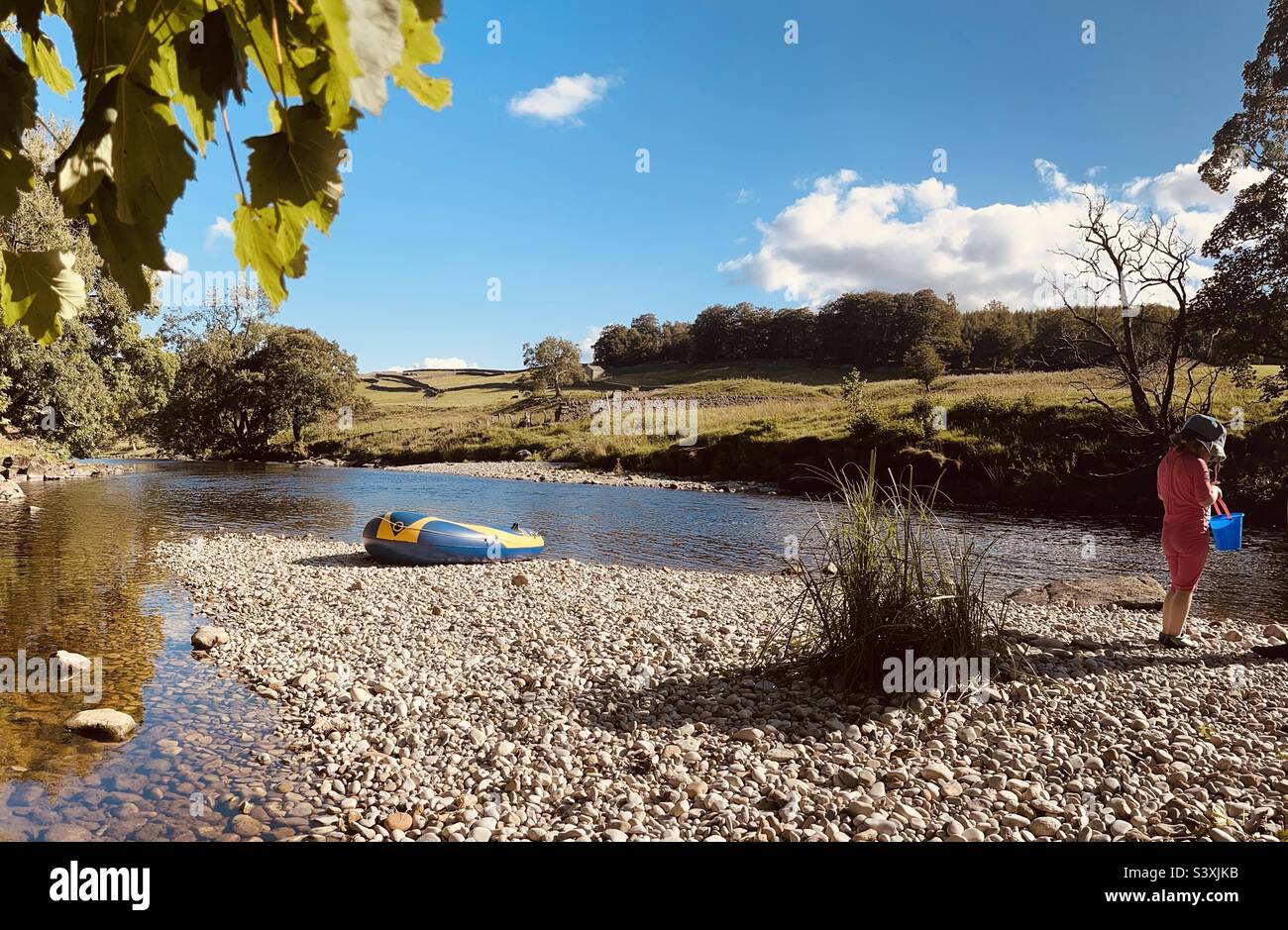 Wharfe river swimming hi-res stock photography and images - Alamy