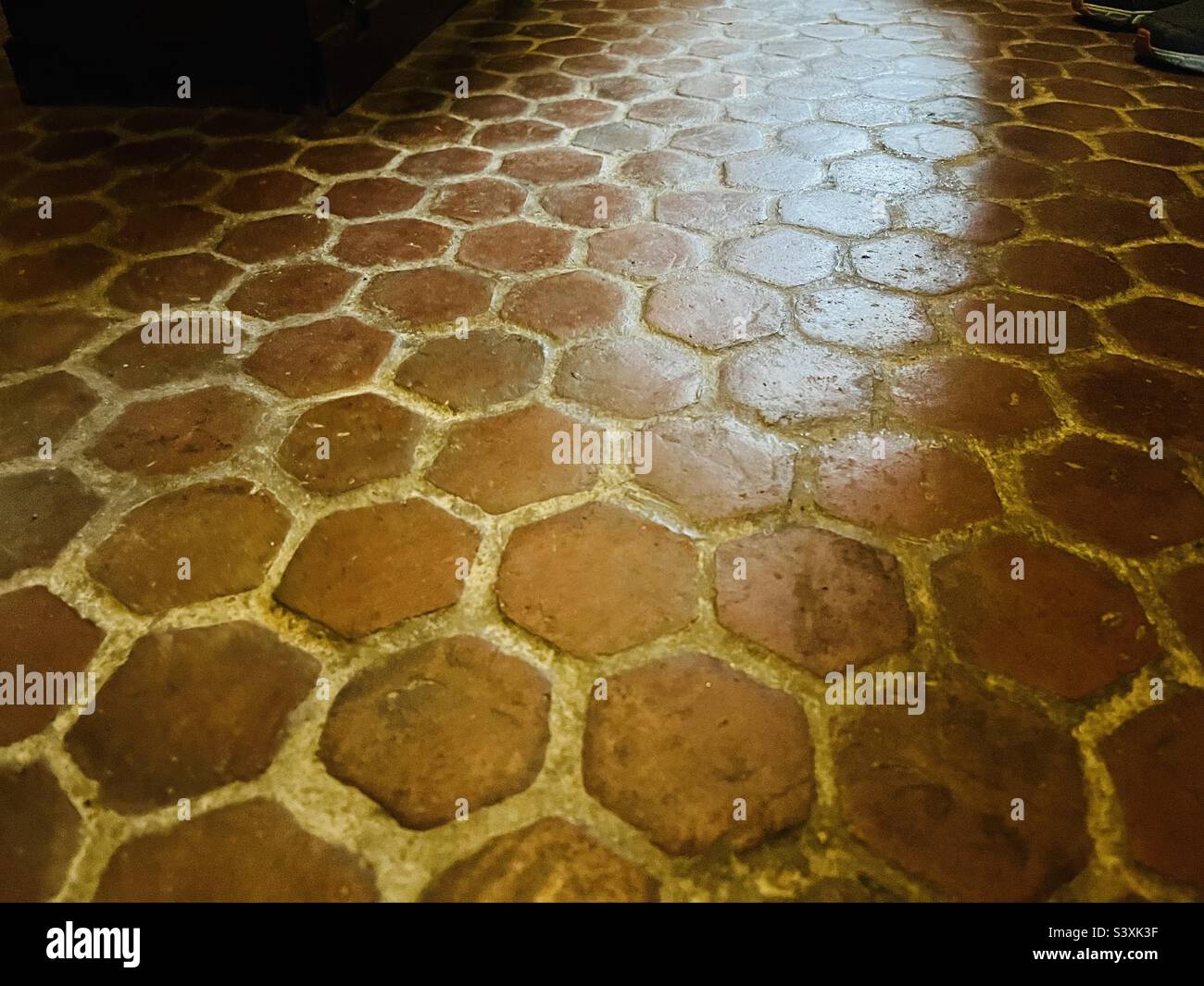 Antique floor tiles Stock Photo - Alamy