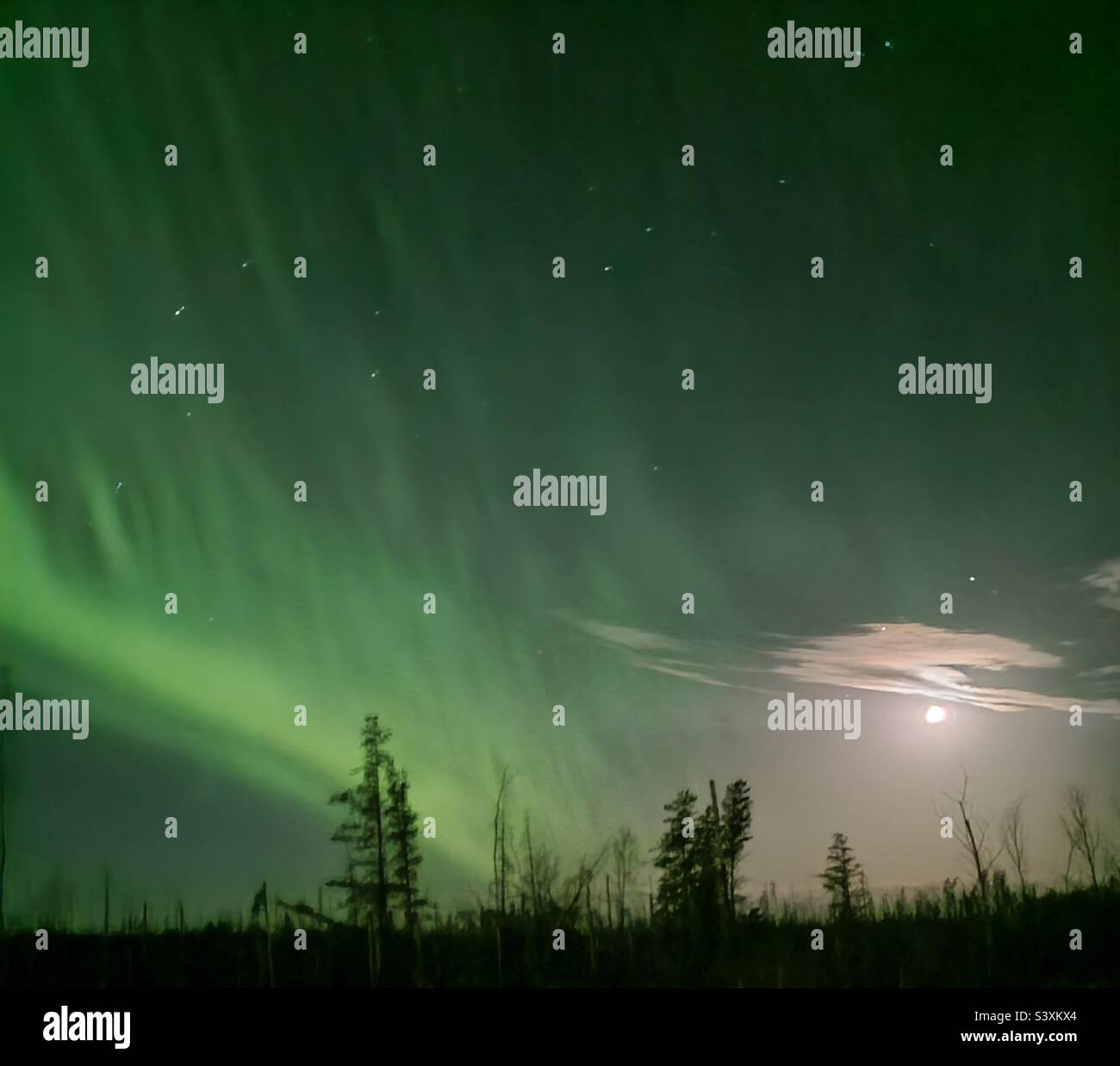 Midnight aurora hi-res stock photography and images - Alamy