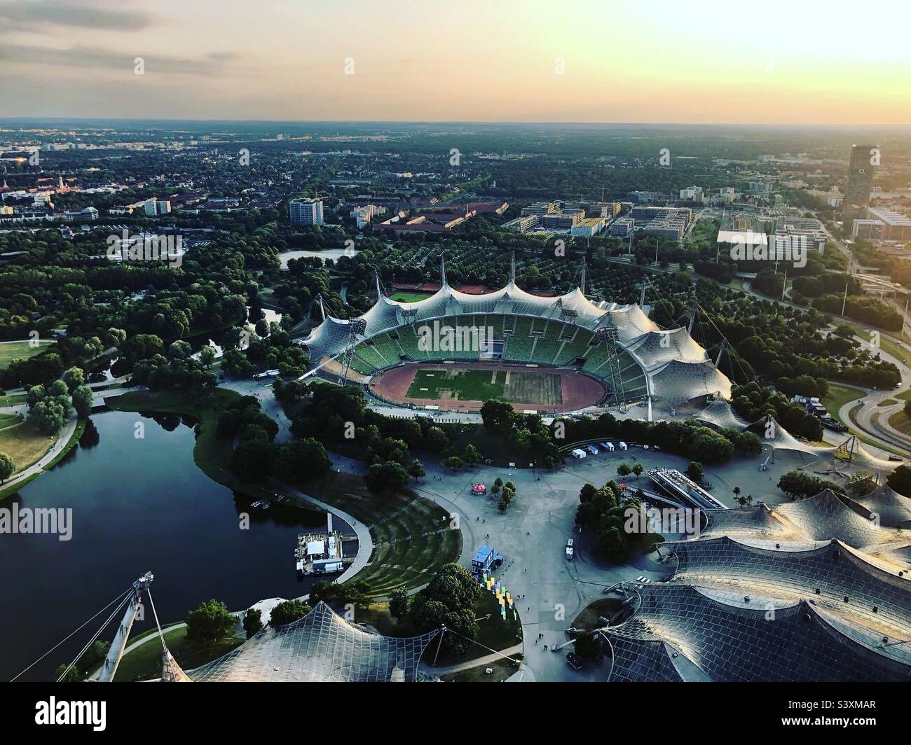Bell tower olympic stadium hi-res stock photography and images - Alamy