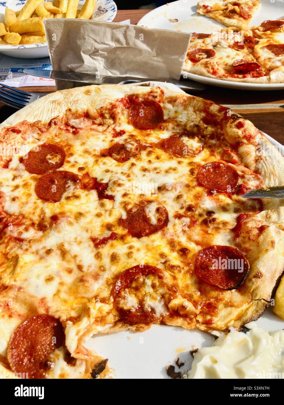 Pepperoni french fries hi-res stock photography and images - Alamy