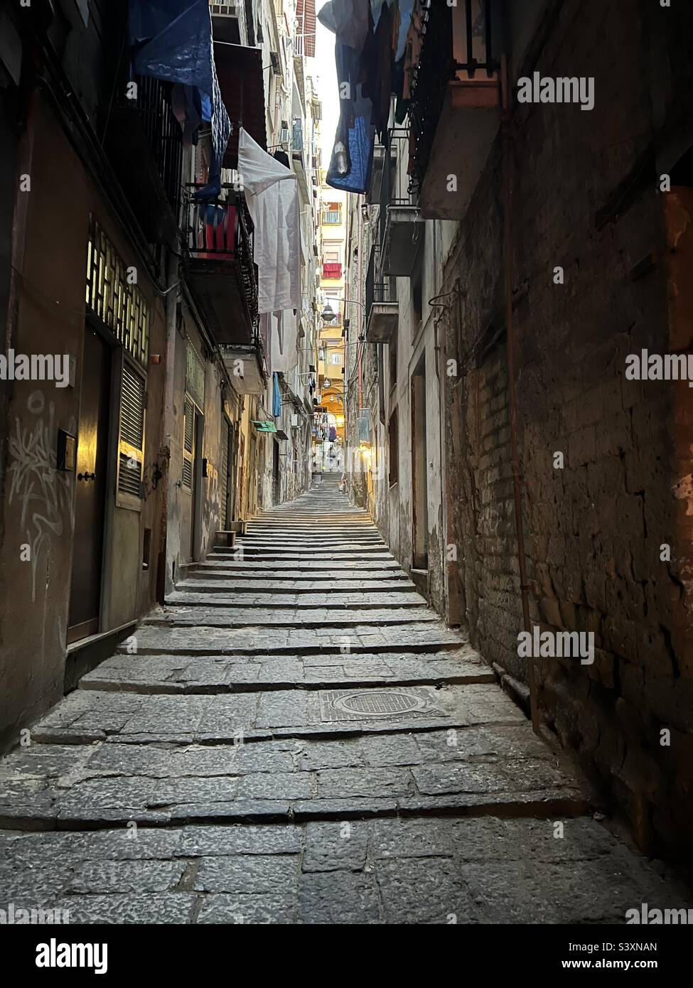 Hanging clothes naples hi-res stock photography and images - Alamy