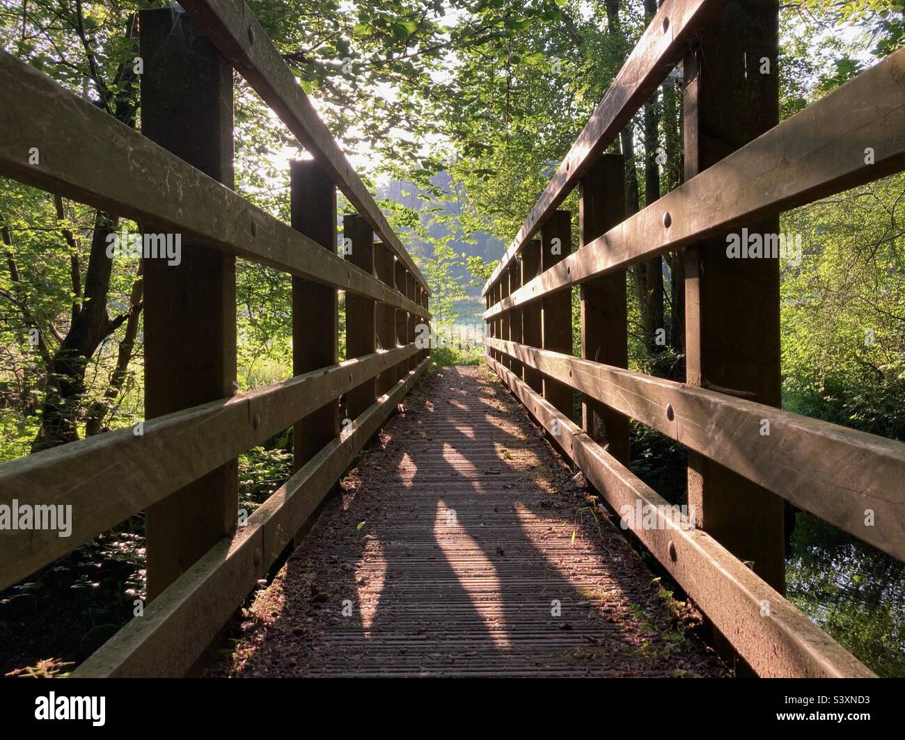 Bridge slats hi-res stock photography and images - Alamy
