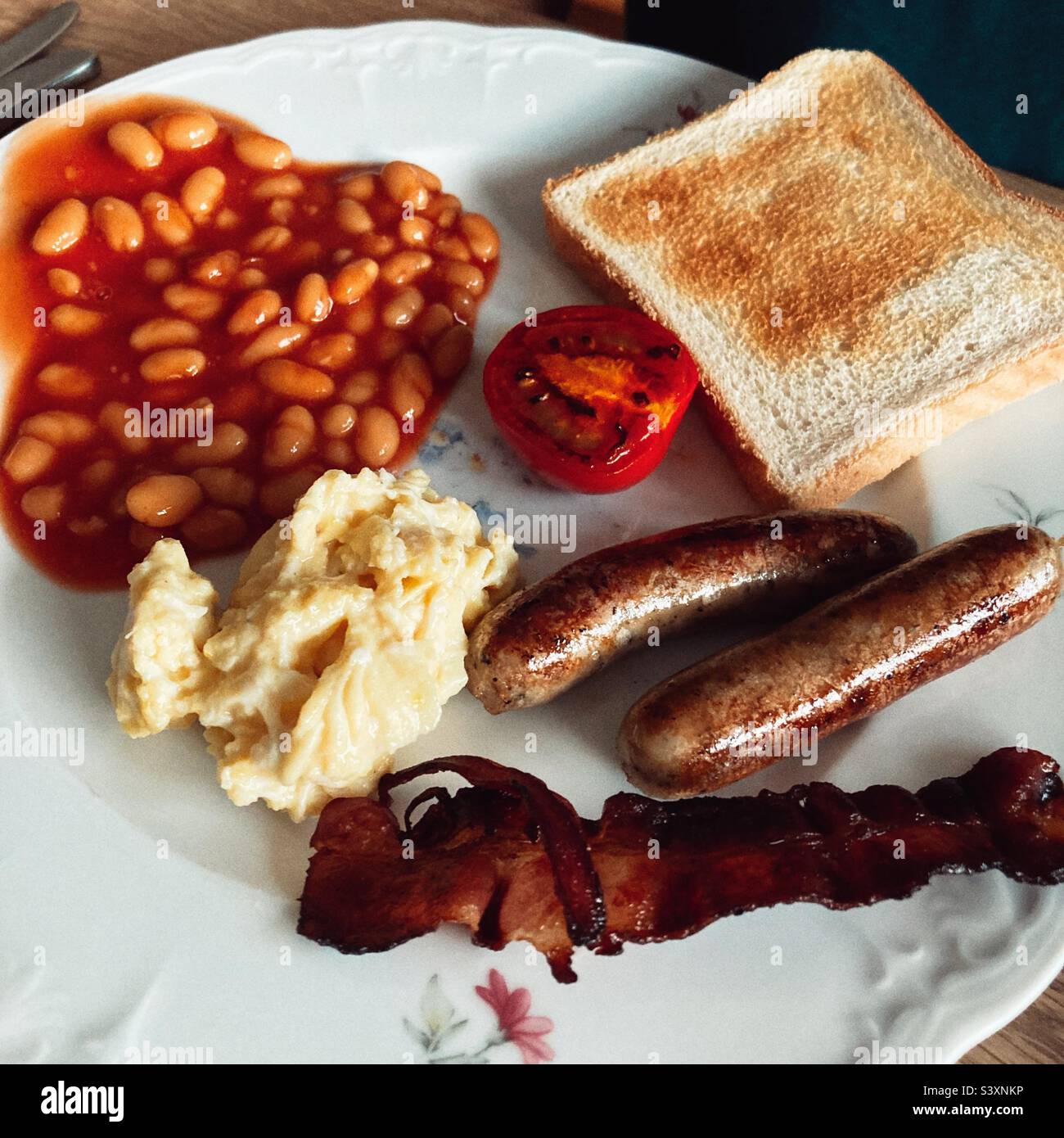A homemade english breakfast Stock Photo - Alamy