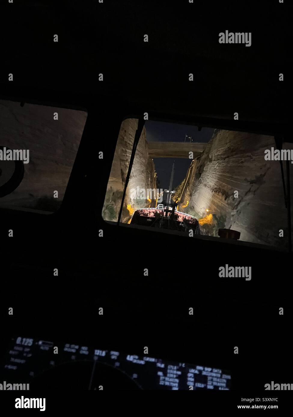 Corinth canal ship hi-res stock photography and images - Alamy