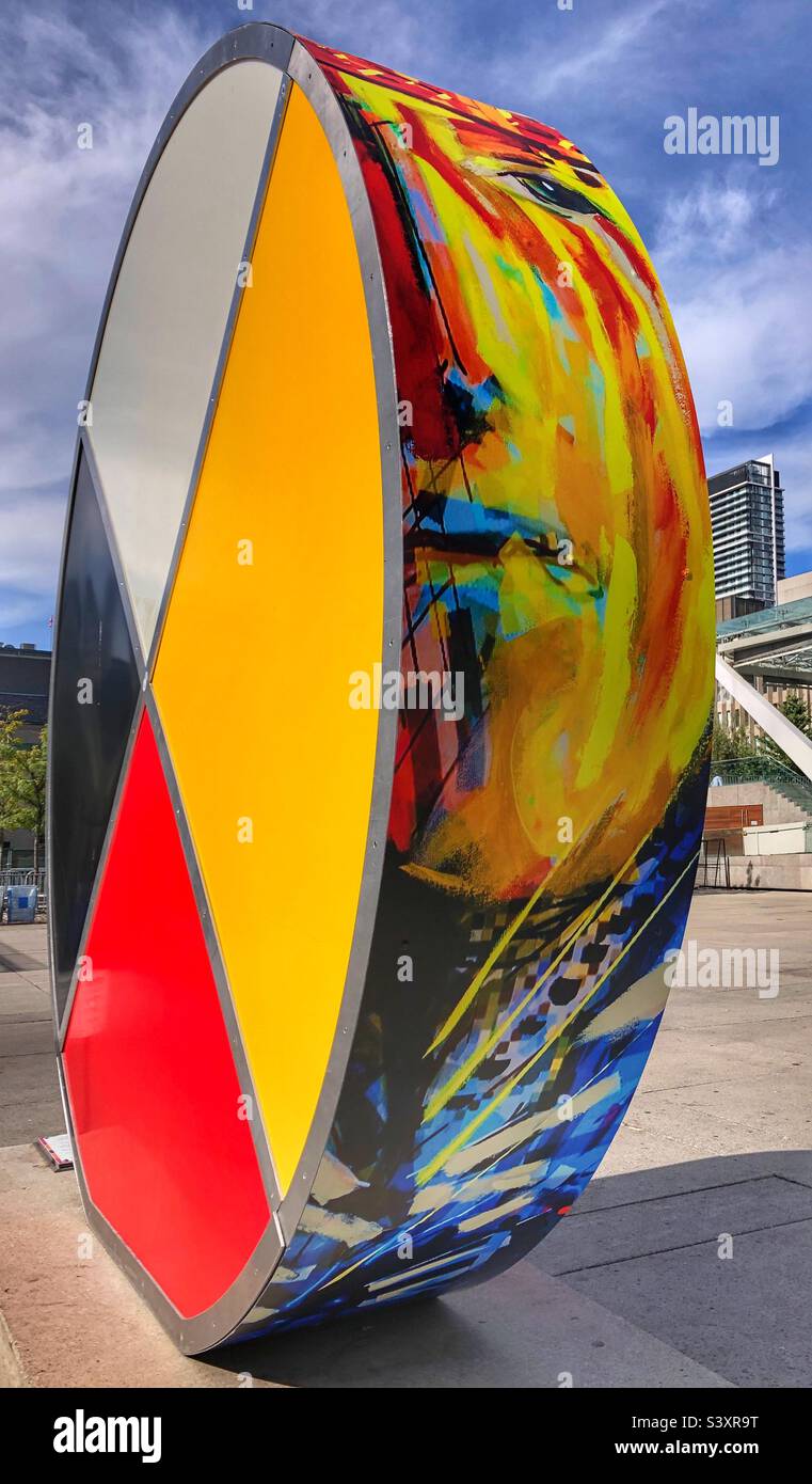 First Nations medicine wheel Stock Photo - Alamy